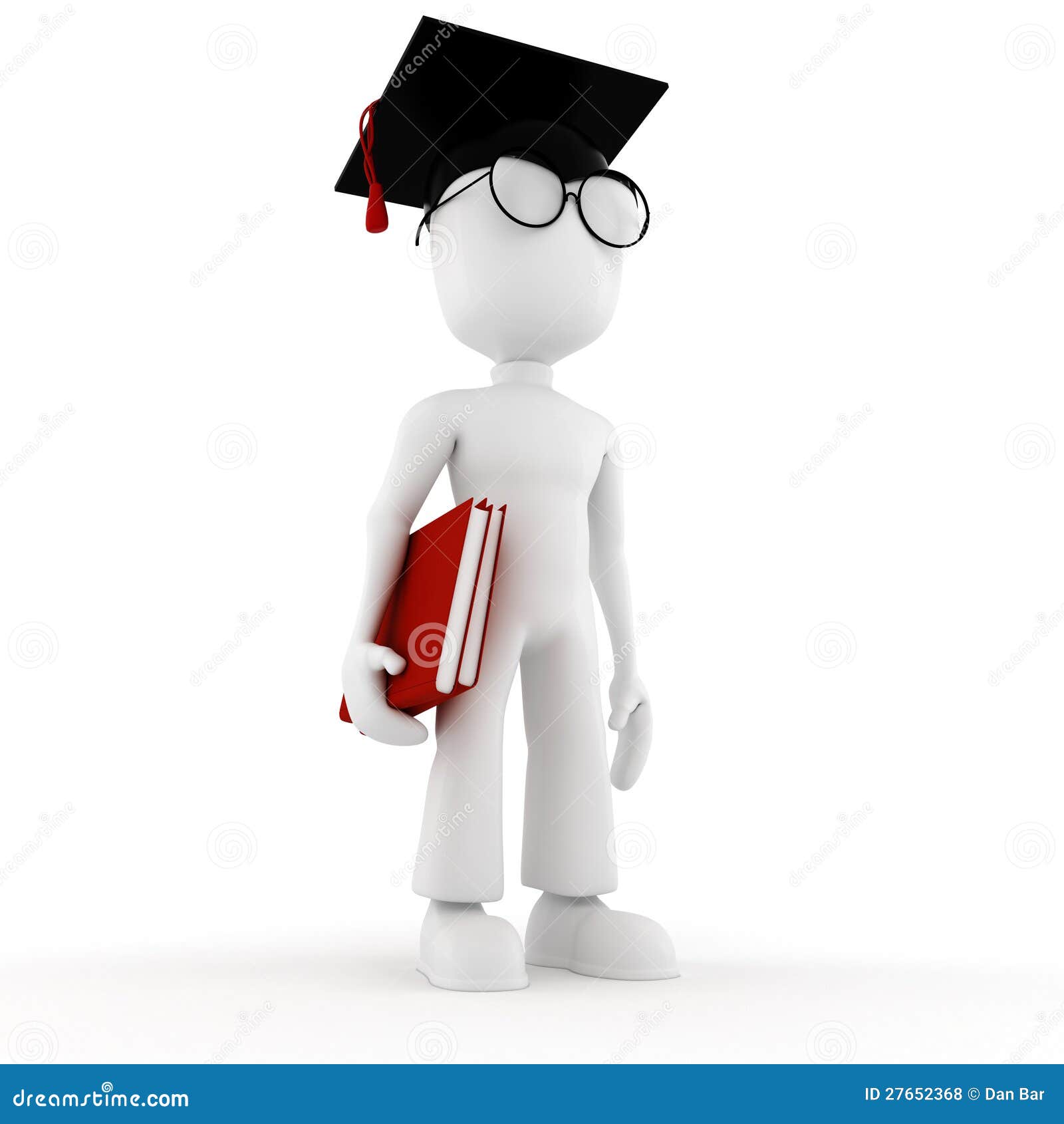 3d man student stock illustration. Illustration of smart - 27652368
