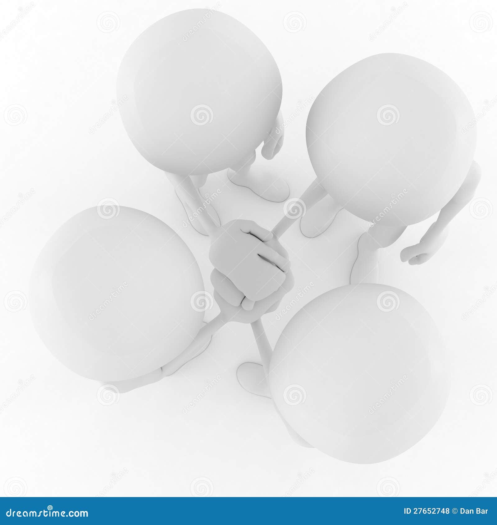 3d man team meeting stock illustration. Illustration of community ...