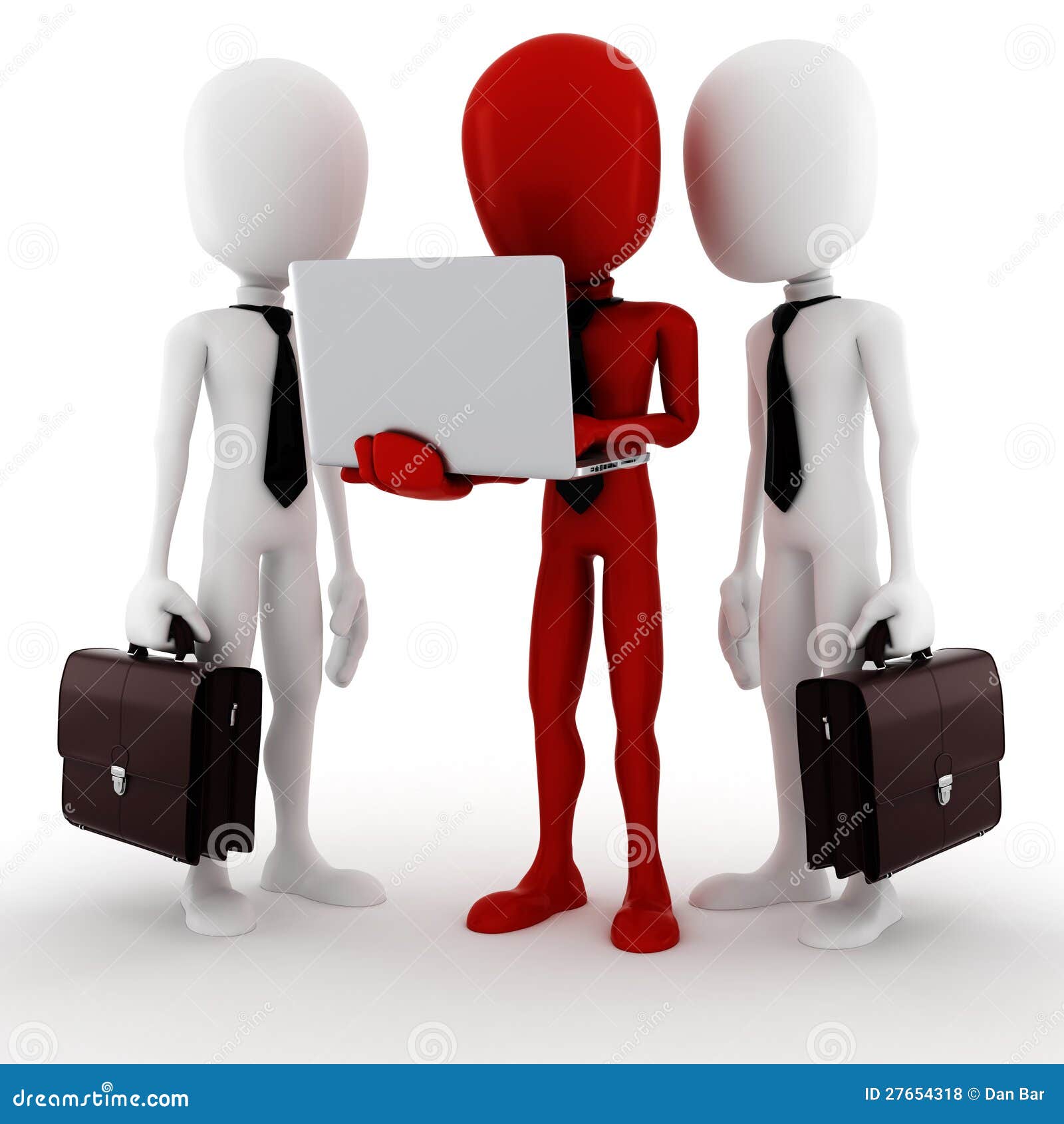 3d Man Team Work Royalty Free Stock Photos - Image: 27654318