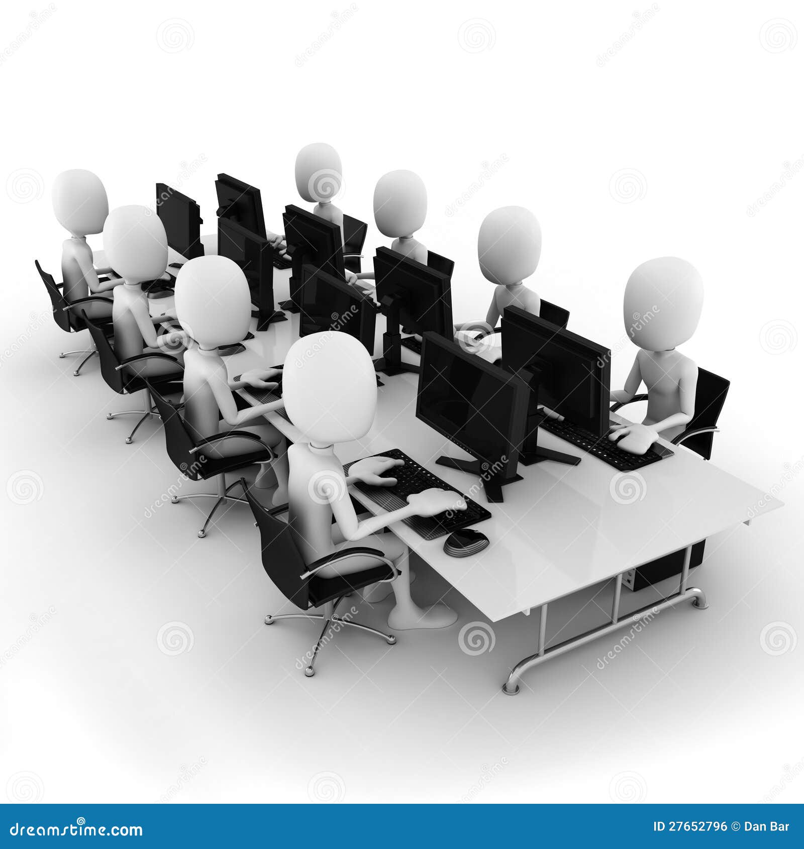 3d man team work concept stock illustration. Illustration of sign ...