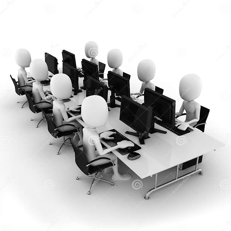 3d man team work concept stock illustration. Illustration of sign ...