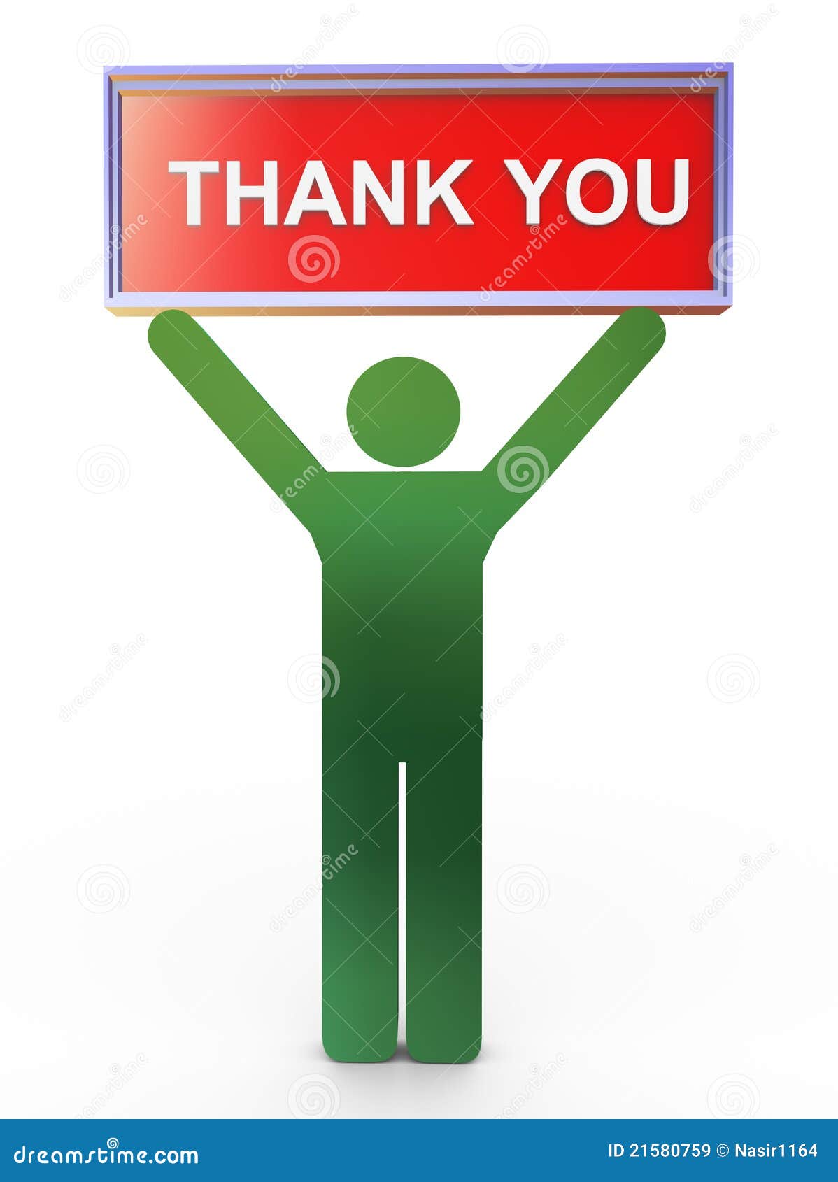 3d man thank you stock illustration. Illustration of thank - 21580759