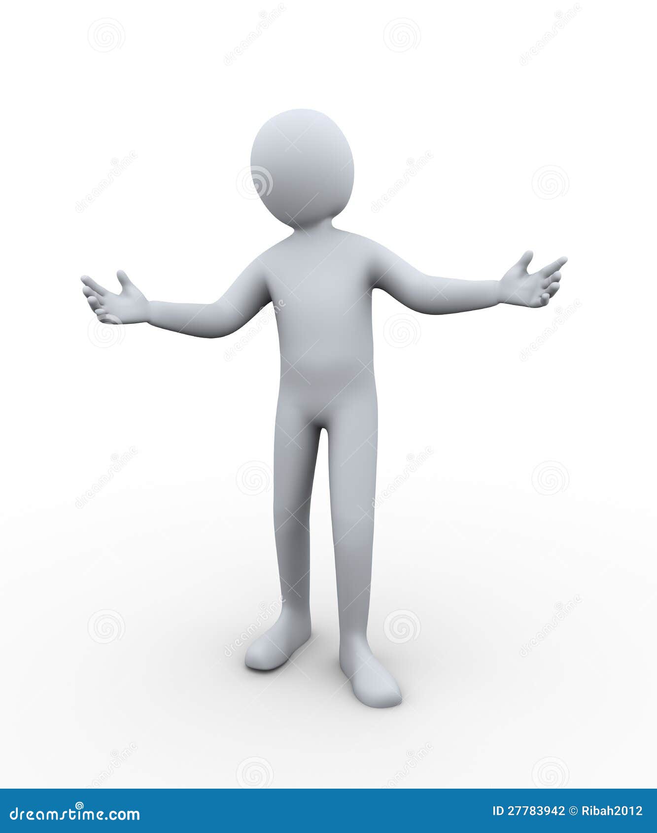 3d man welcome hands stock illustration. Illustration of pose - 27783942