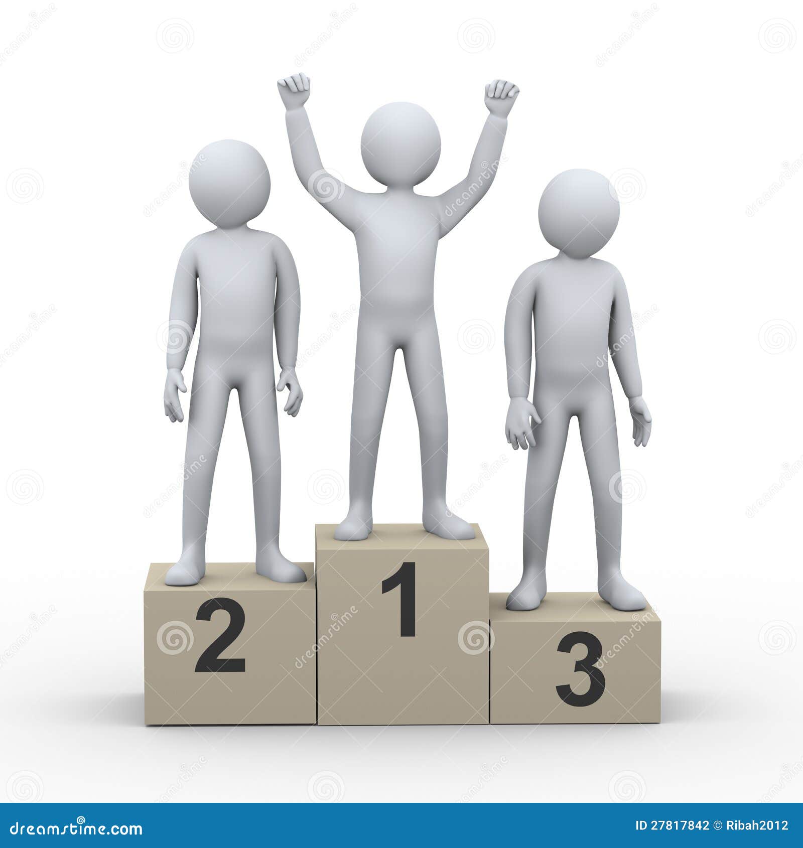3d man winner on podium stock illustration. Illustration of athletes ...