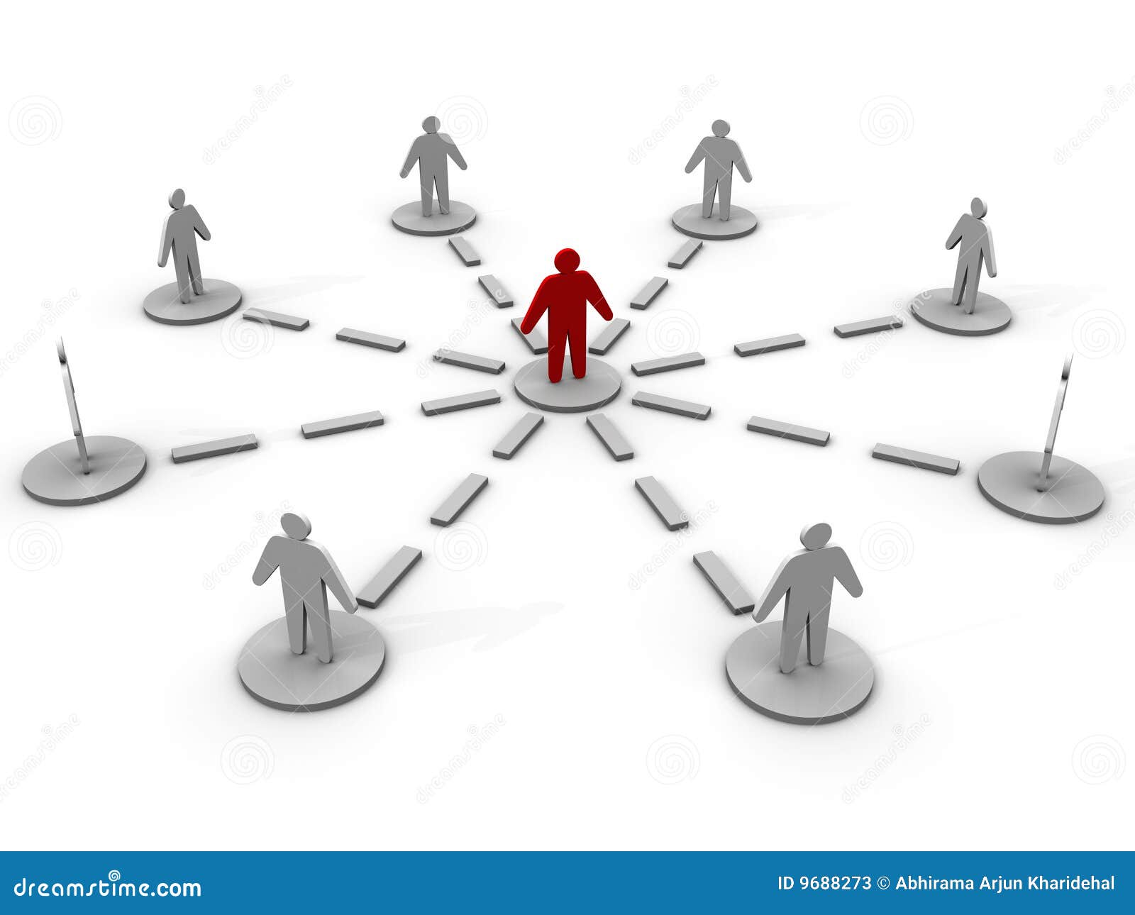 3D Manager and Team stock illustration. Illustration of manager - 9688273