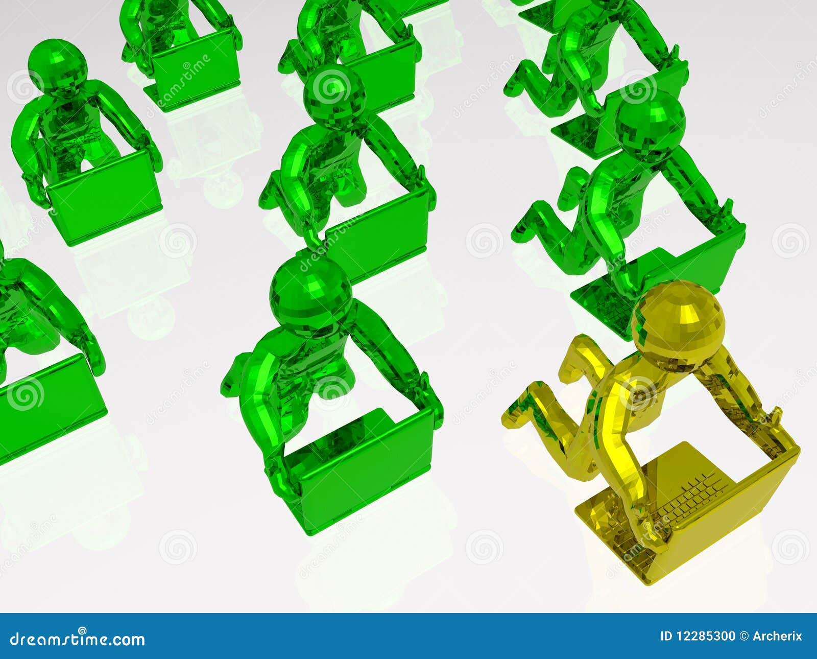 3d mans stock illustration. Illustration of communication - 12285300