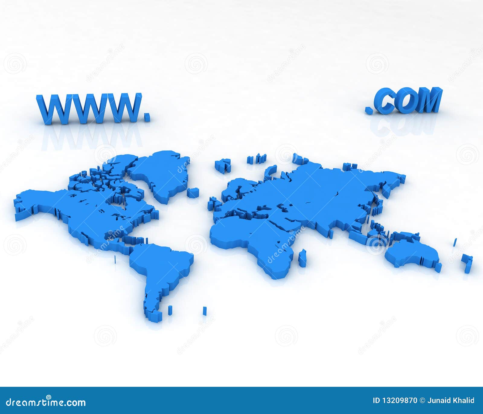 3d map stock illustration. Illustration of communication - 13209870