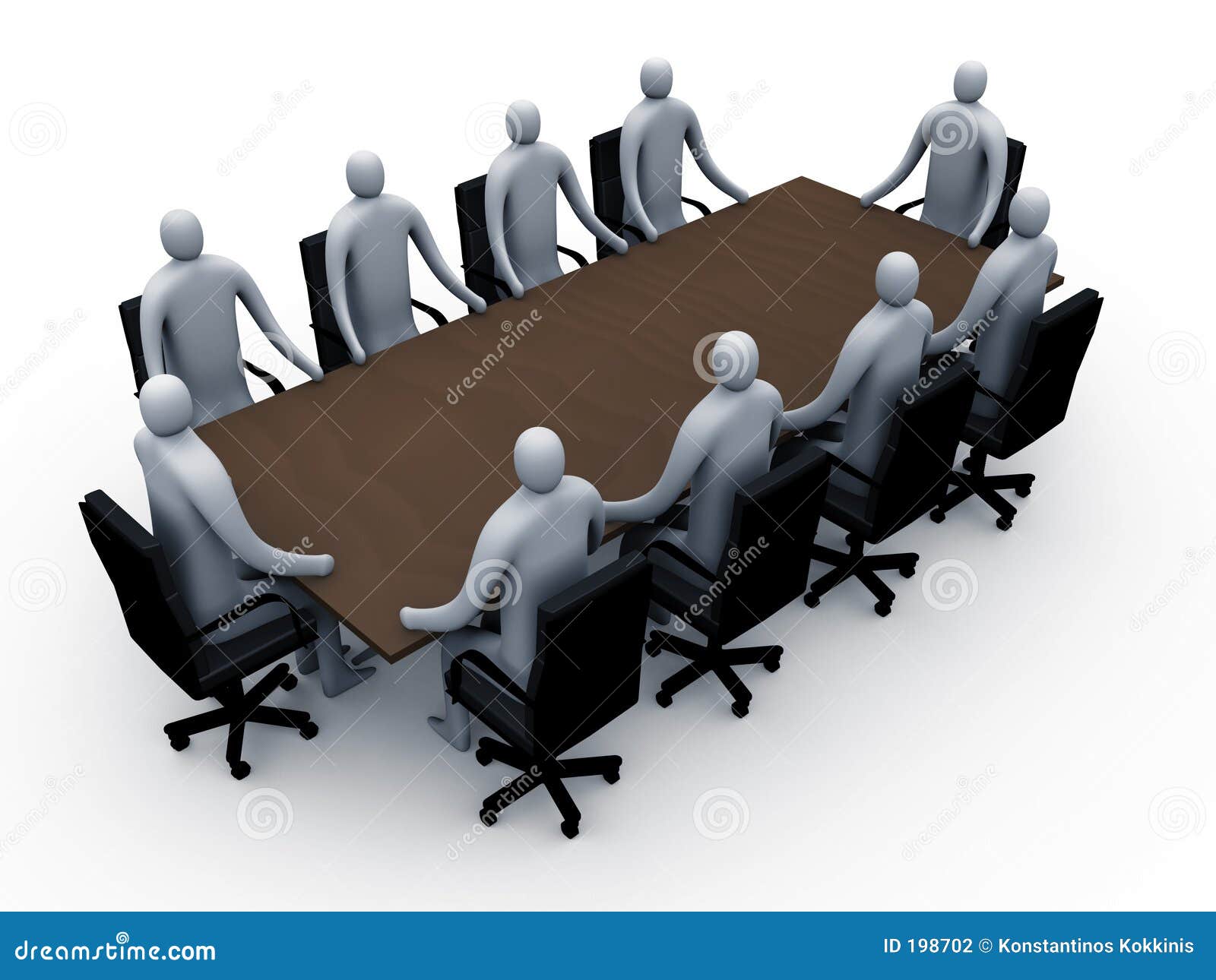 3d meeting room #2 stock illustration. Illustration of strategy - 198702