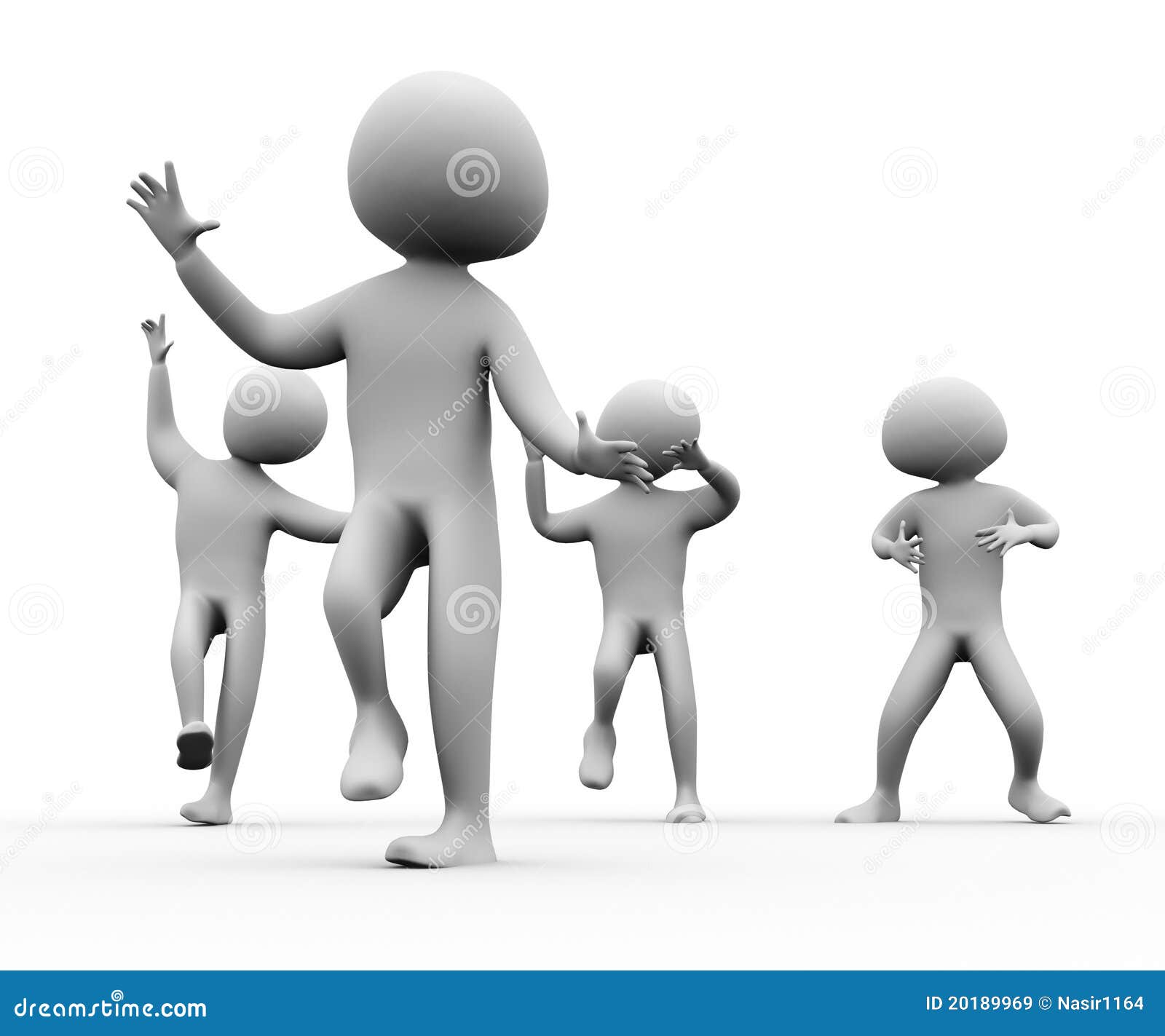 3d men dancing stock illustration. Illustration of friends - 20189969