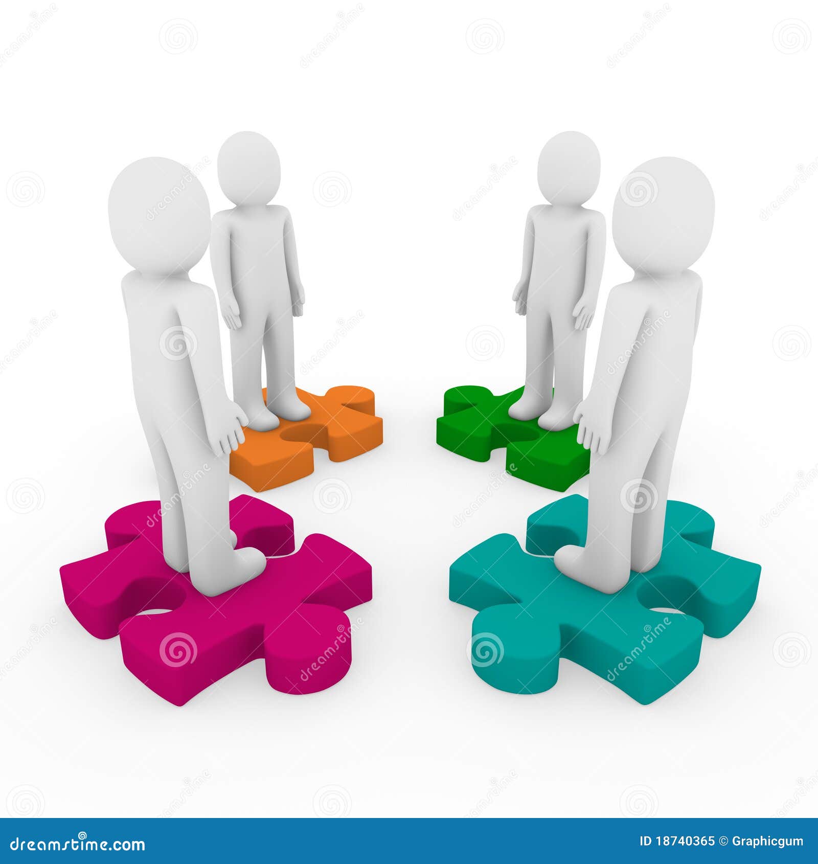 Teamwork Green Ecology Logo Vector | CartoonDealer.com #94654065