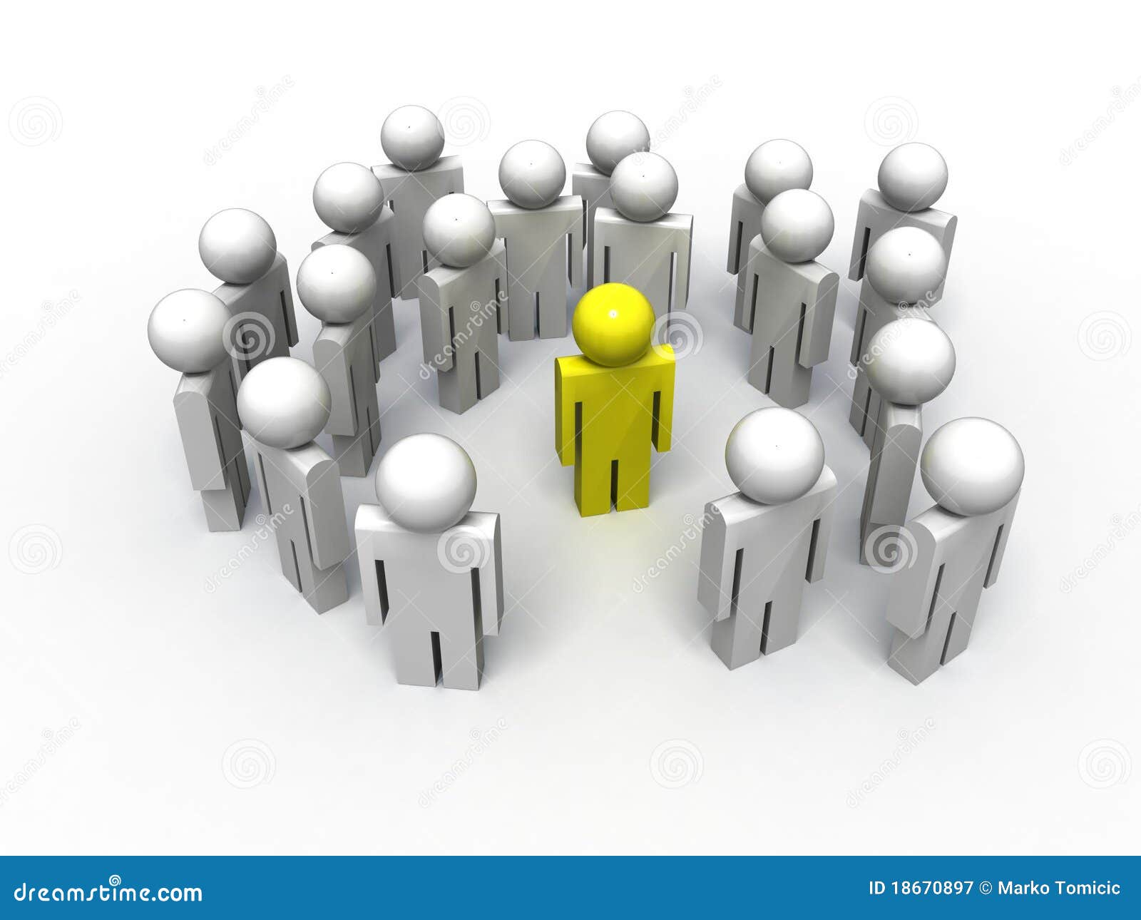 3d mensen stock illustratie. Illustration of verschillend - 18670897