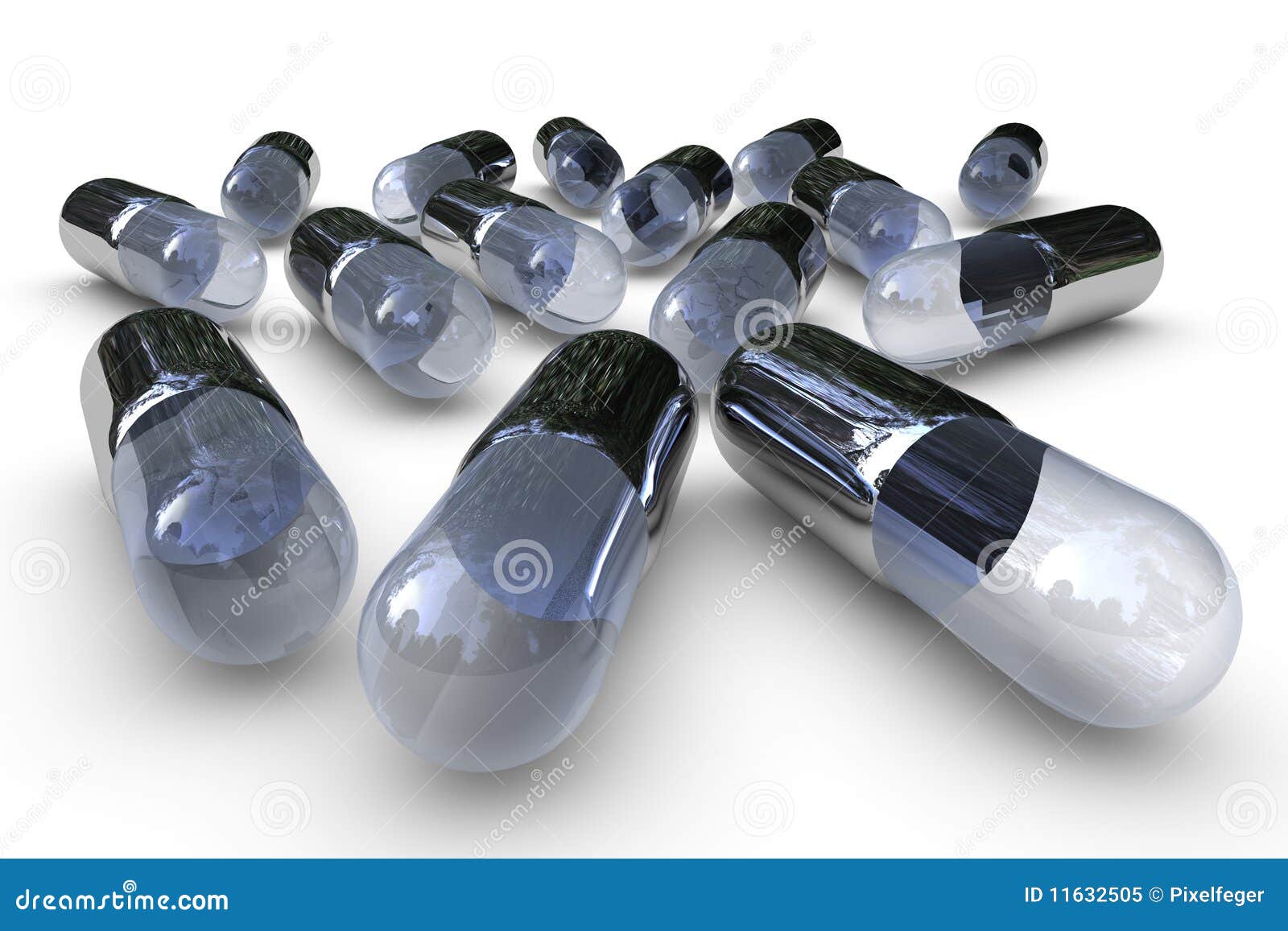 3d metal capsules stock illustration. Illustration of healthy - 11632505