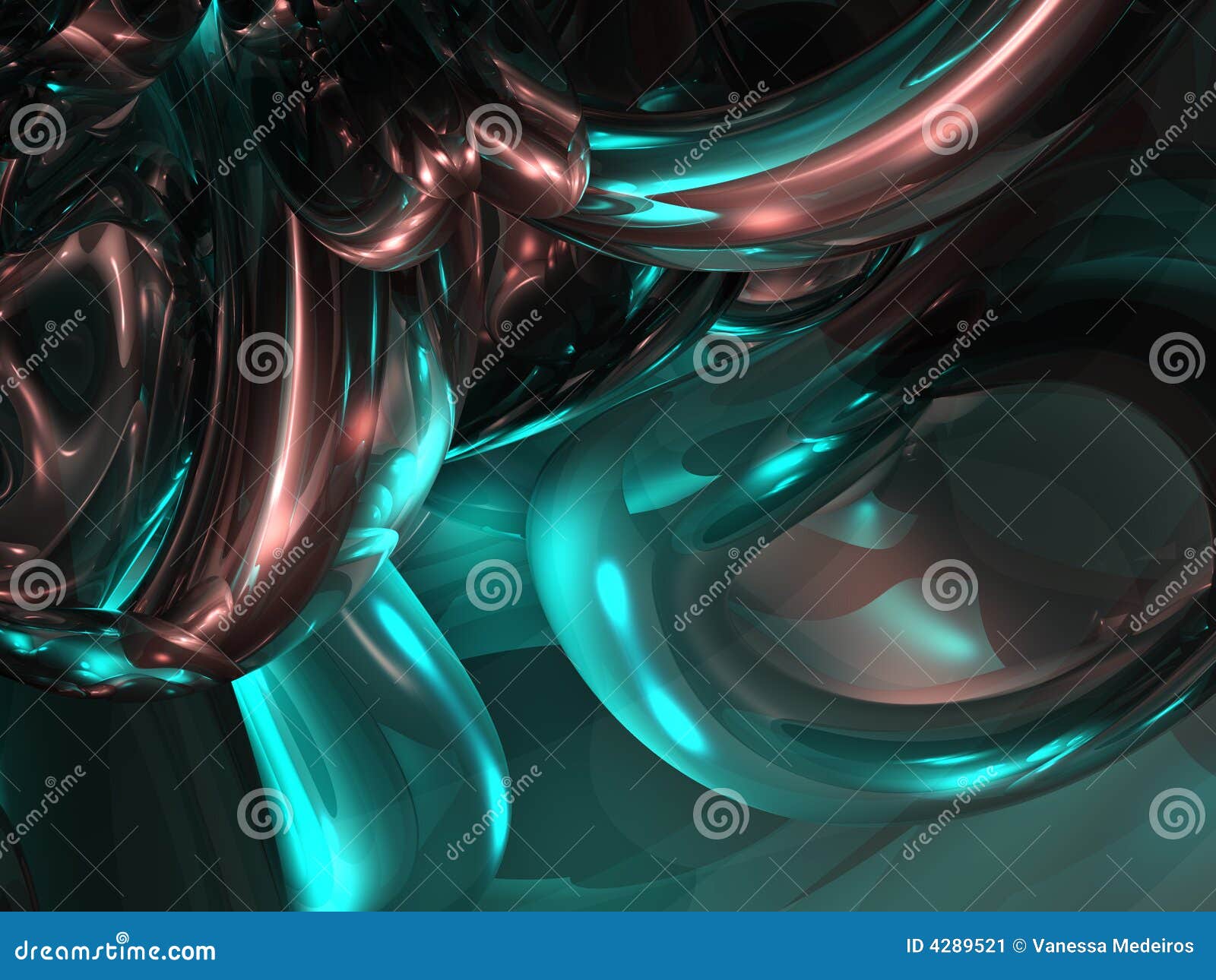 Metallic Abstract Wavy Liquid Background Layout Design Tech Revolution ...