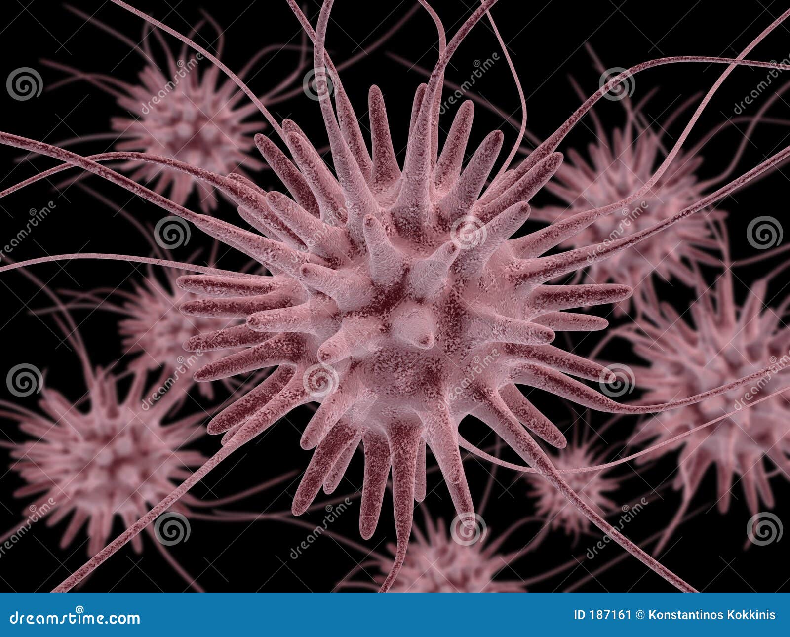 3d microbi #2 illustrazione di stock. Illustrazione di organico - 187161