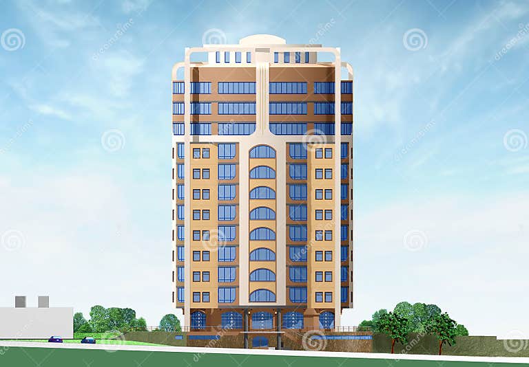 3d Model stock image. Image of high, rendering, builder - 4818749
