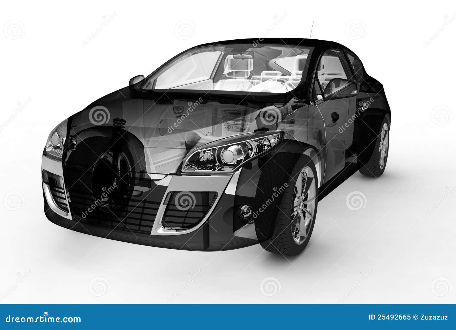 3d model cars stock illustration. Illustration of generated - 25492665