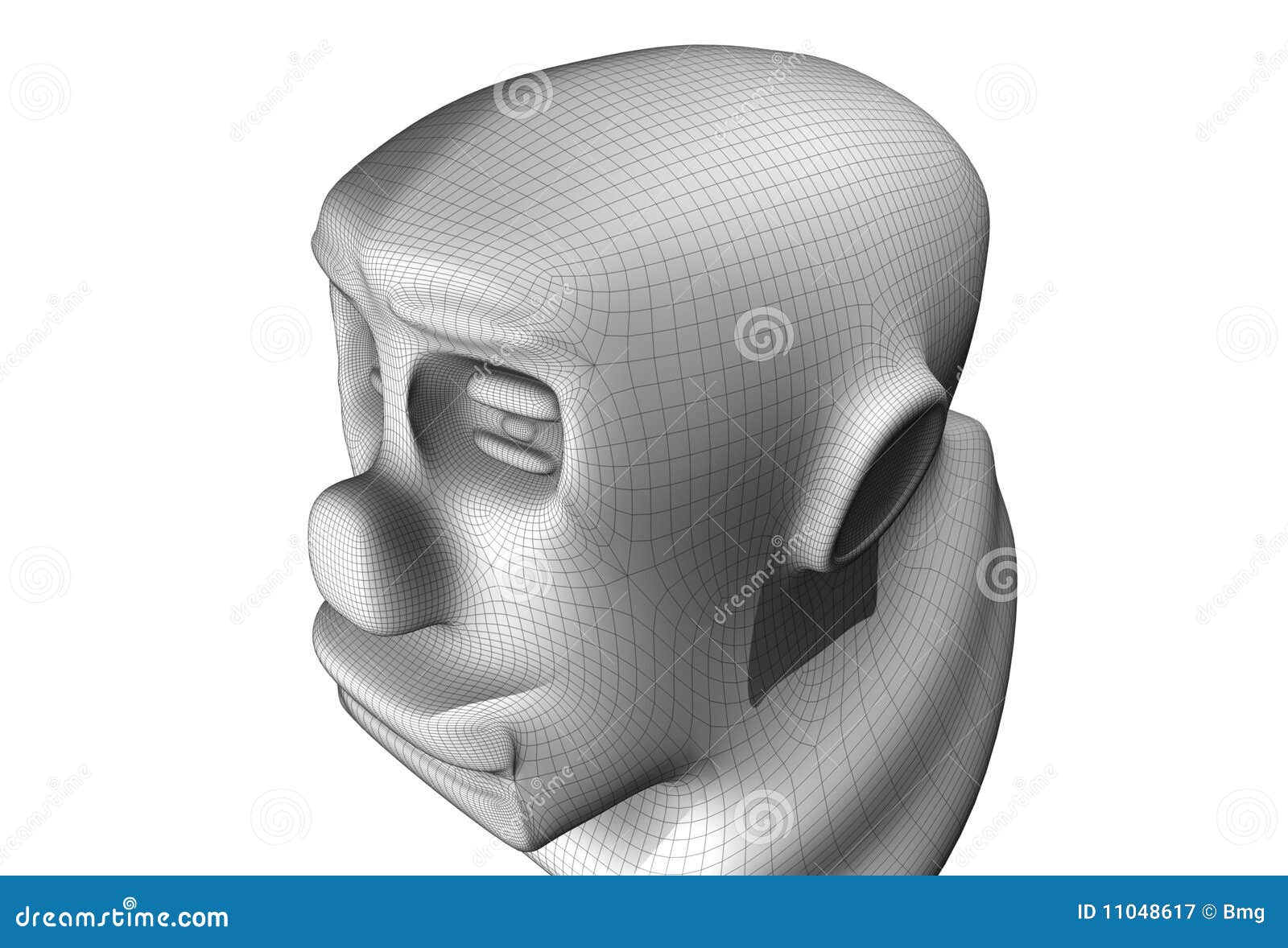 3D modeling stock illustration. Illustration of head - 11048617