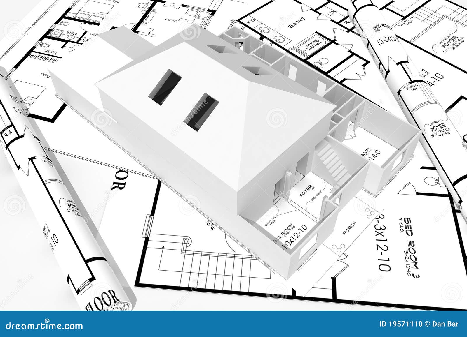 Modern House 3d Blueprints