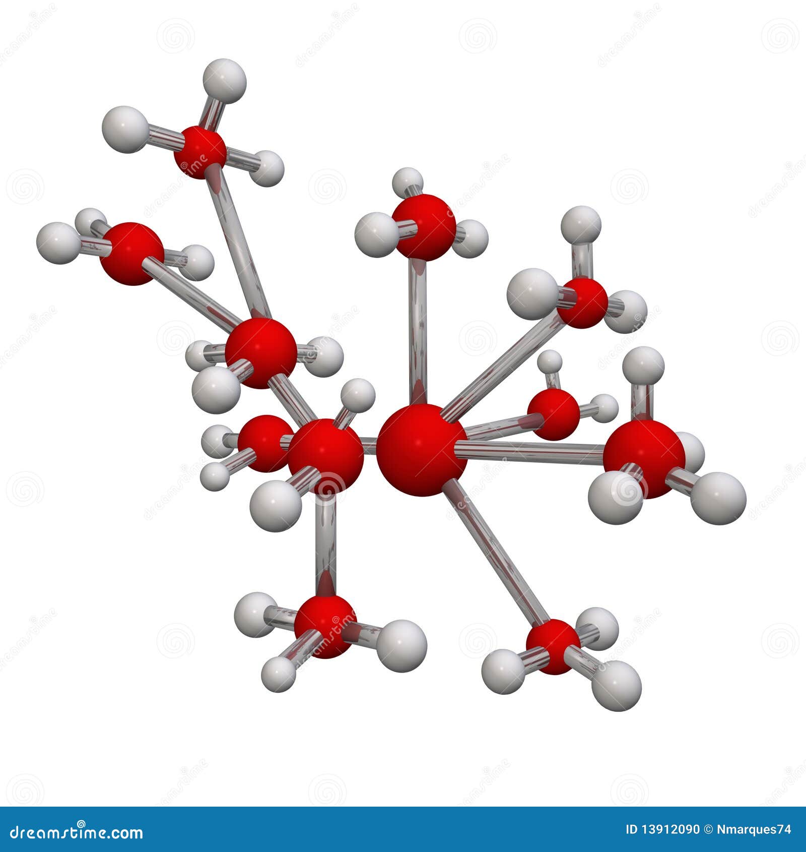 3D Molecule stock illustration. Illustration of molecular - 13912090
