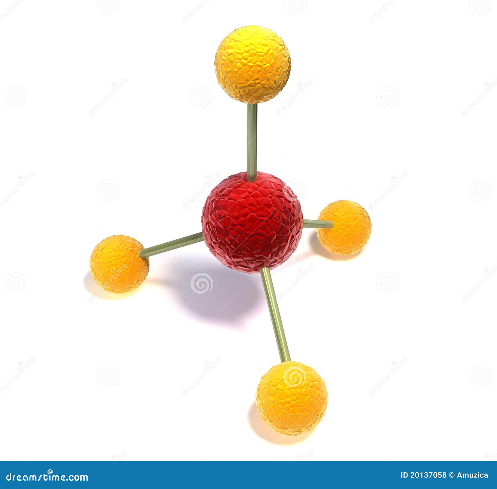 3d molecule stock illustration. Illustration of chemical - 20137058