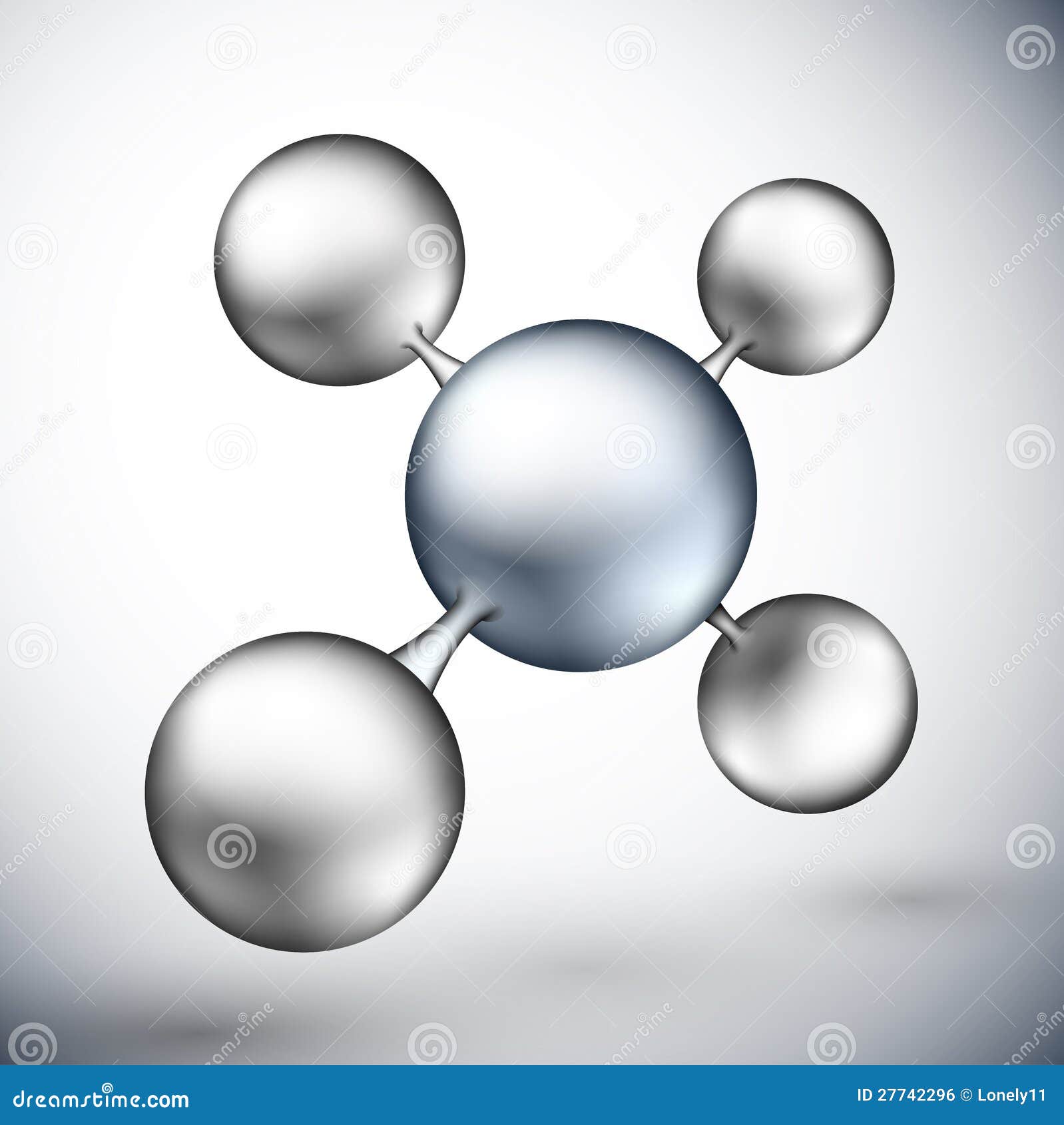 3d molecule stock vector. Illustration of particle, abstract - 27742296