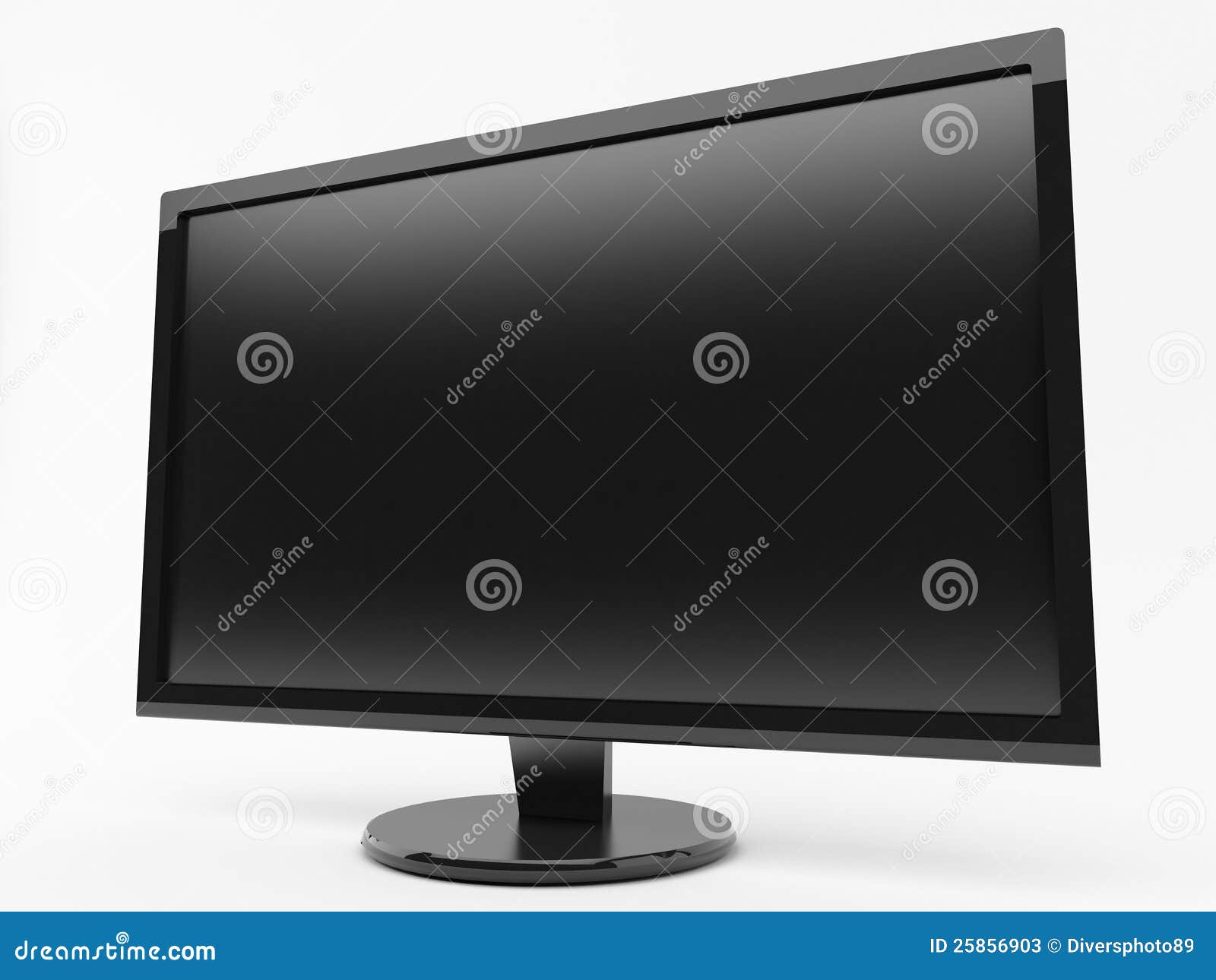 3d monitor stock illustration. Illustration of monitor - 25856903