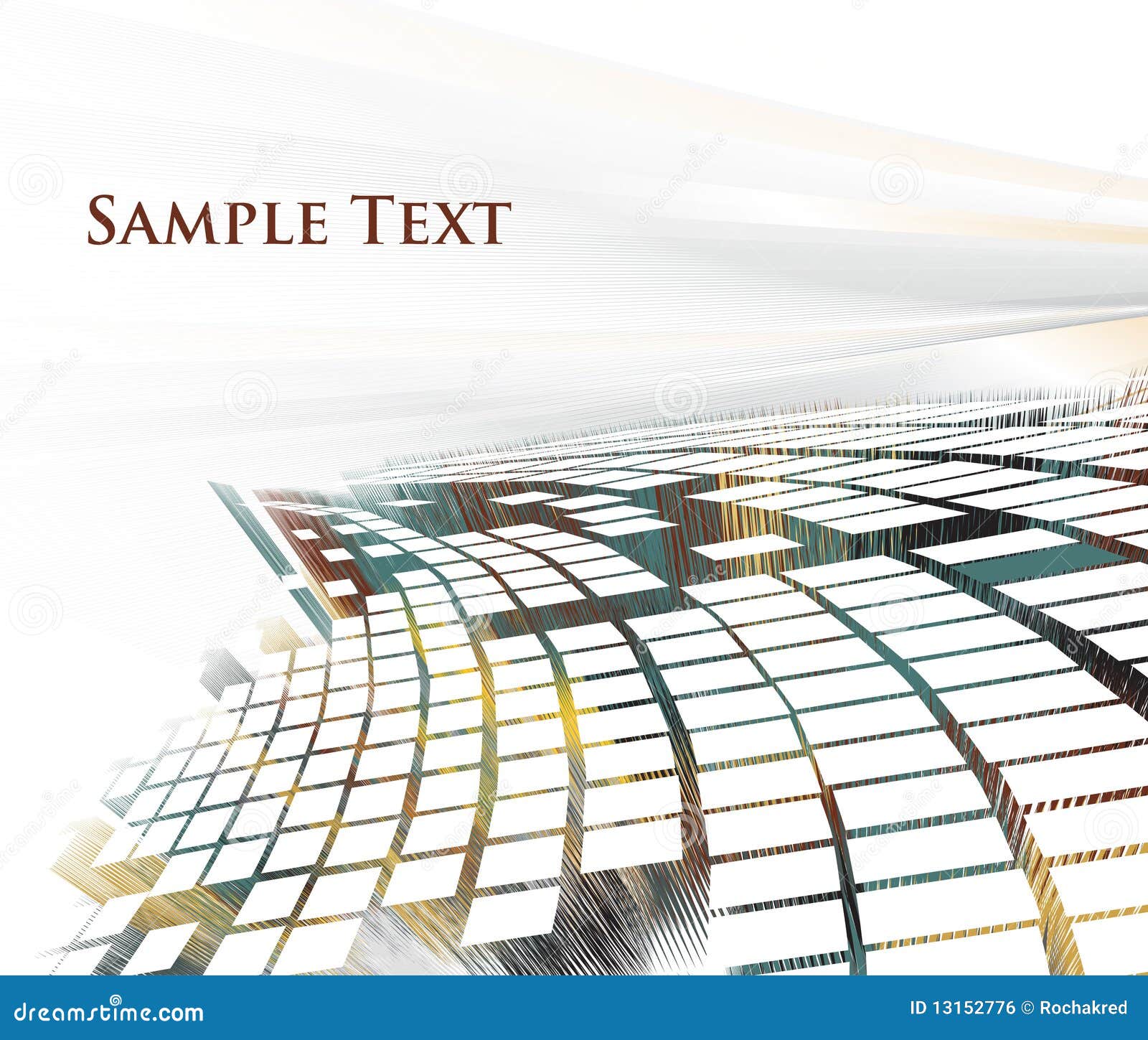 3d mosaic stock vector. Illustration of fresh, modern - 13152776