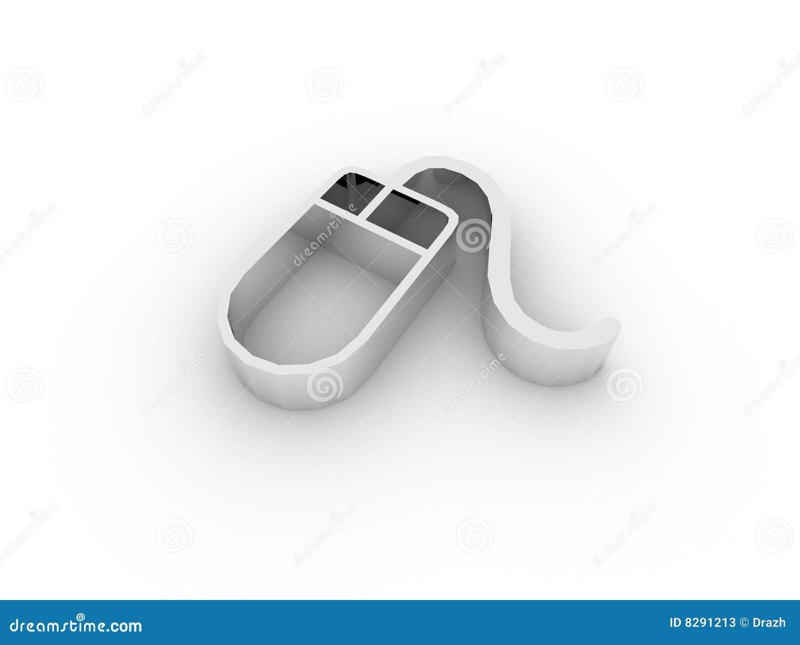 3d mouse icon stock illustration. Illustration of disk - 8291213