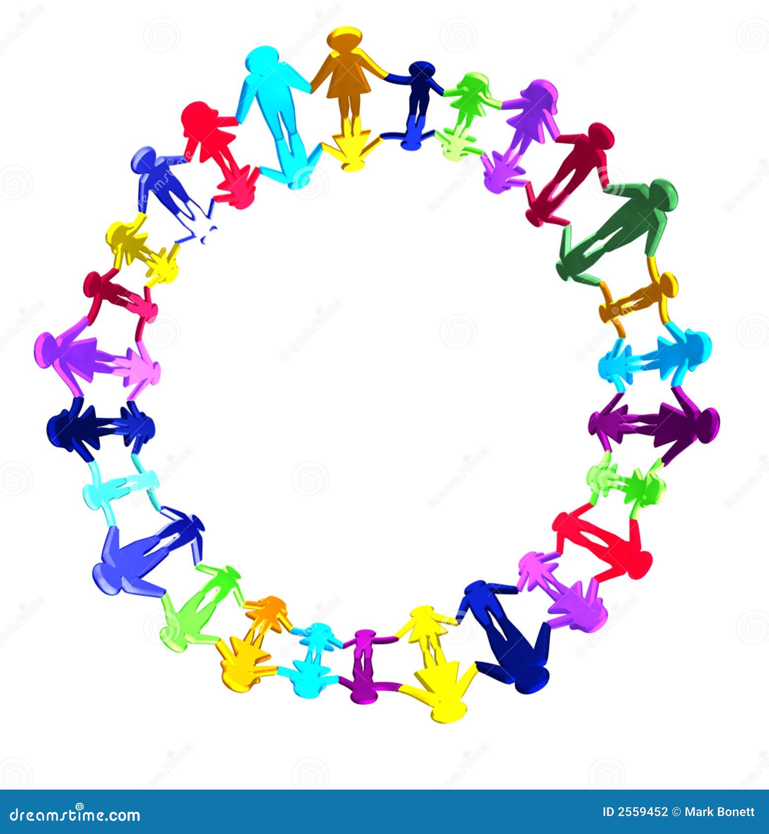 3D - Multicultural Community Stock Illustration - Illustration of ...