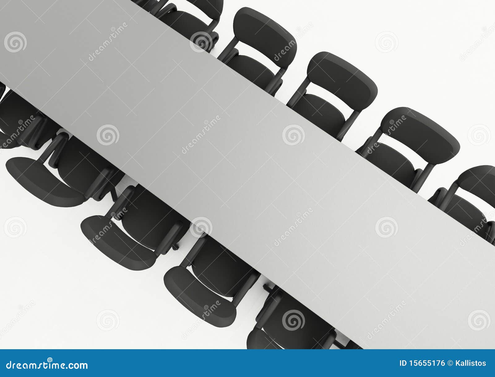 3D Negotiating table stock illustration. Illustration of conversation ...