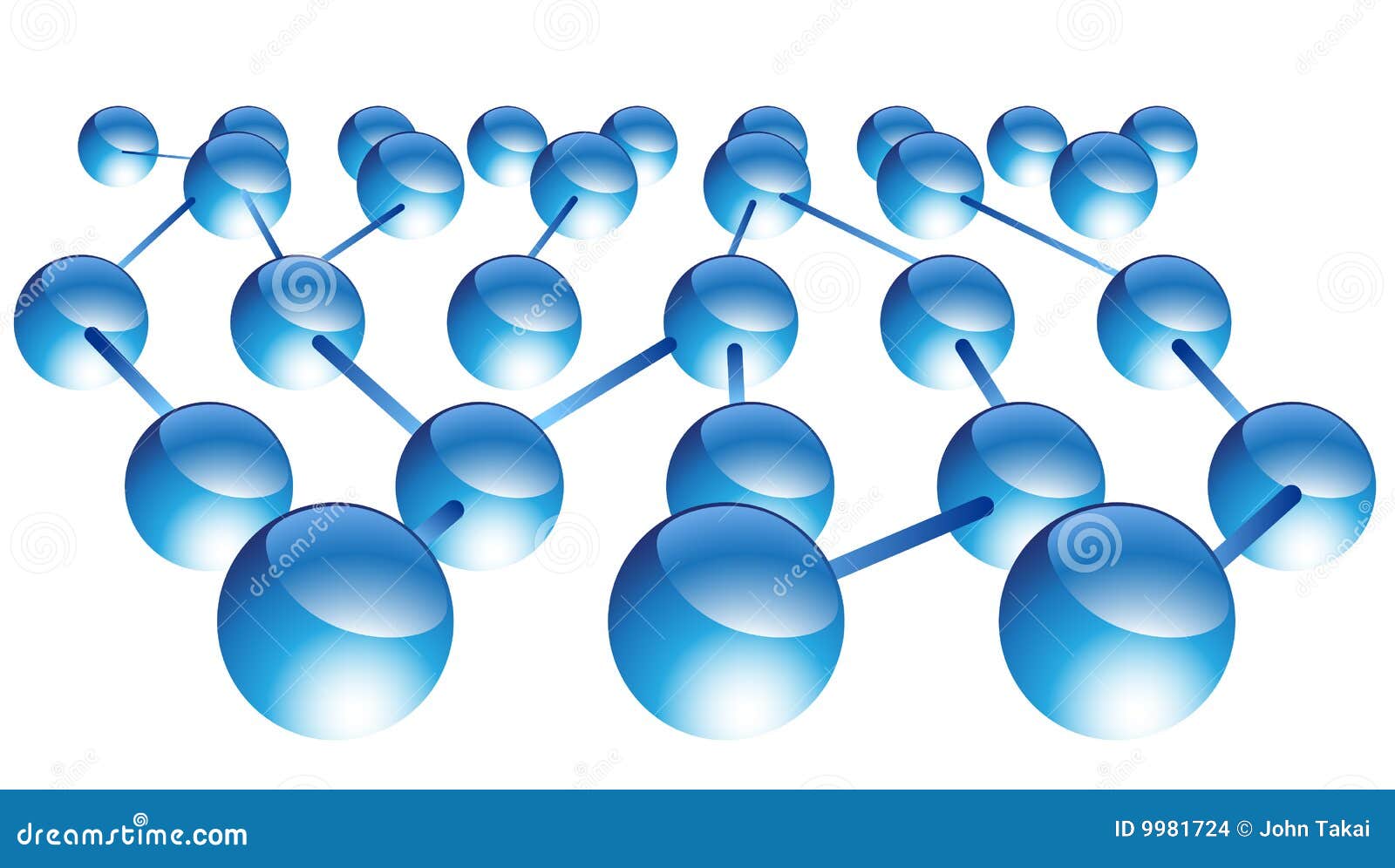 3D network stock vector. Illustration of vector, decoration - 9981724