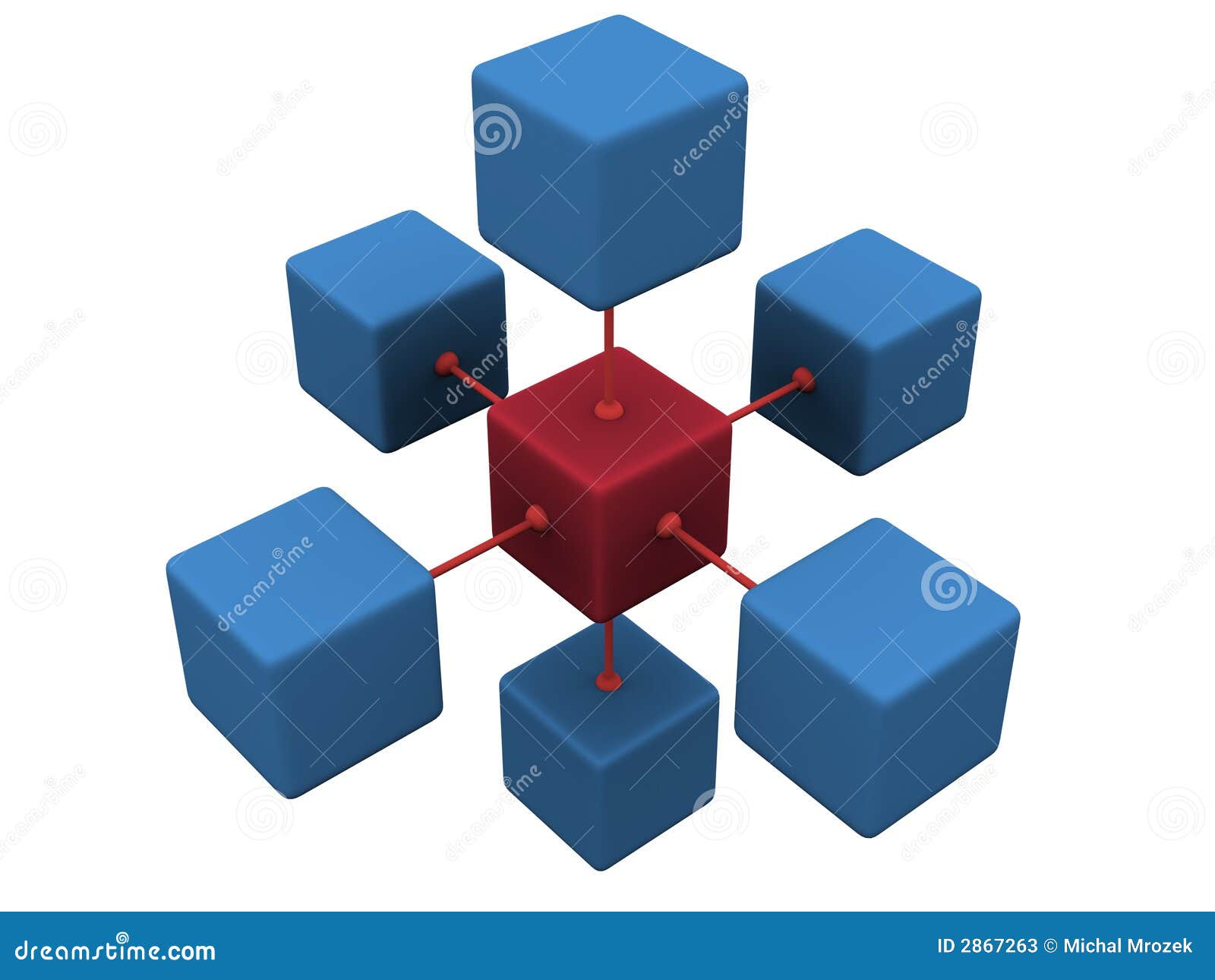 3D network concept stock illustration. Illustration of data - 2867263