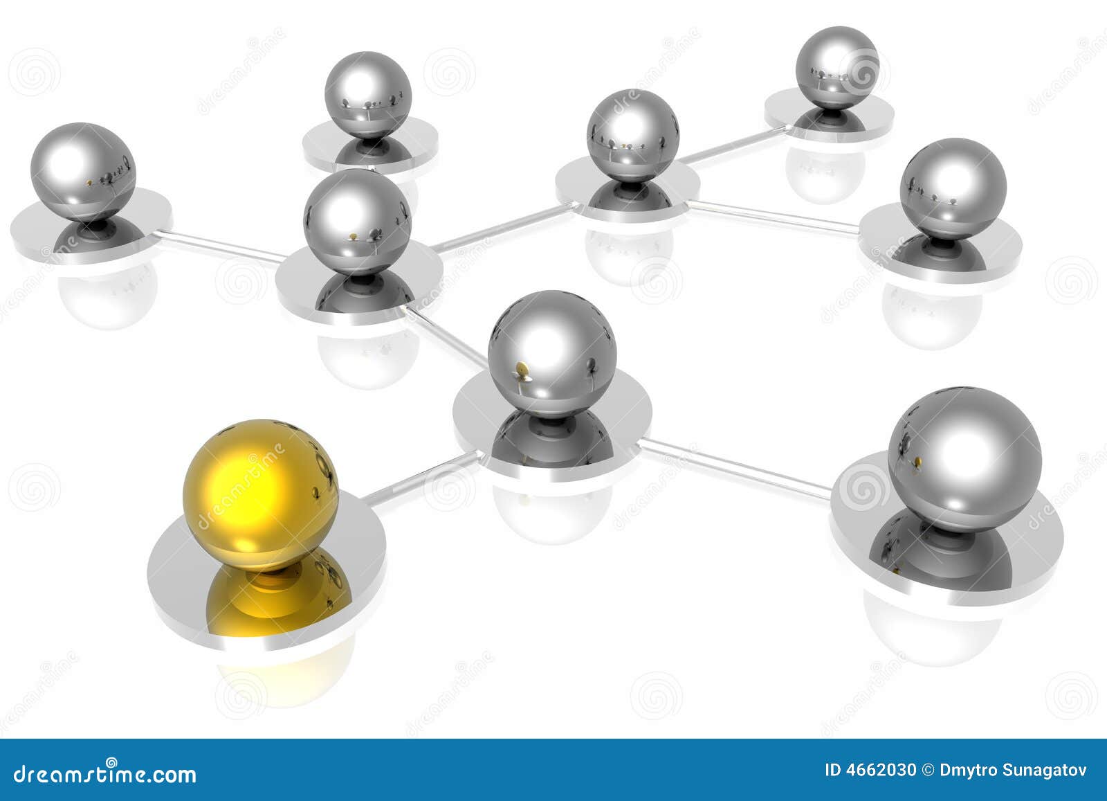 3d network connections stock illustration. Illustration of diagram ...