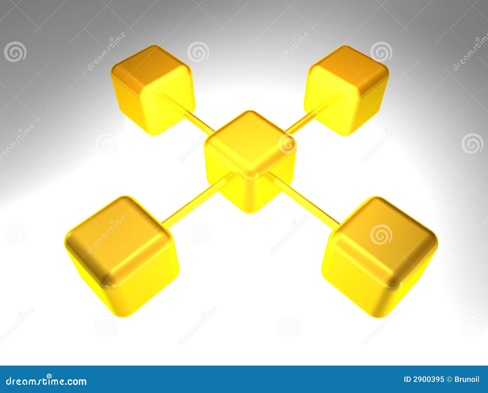 3D Network Node Stock Image | CartoonDealer.com #2900395