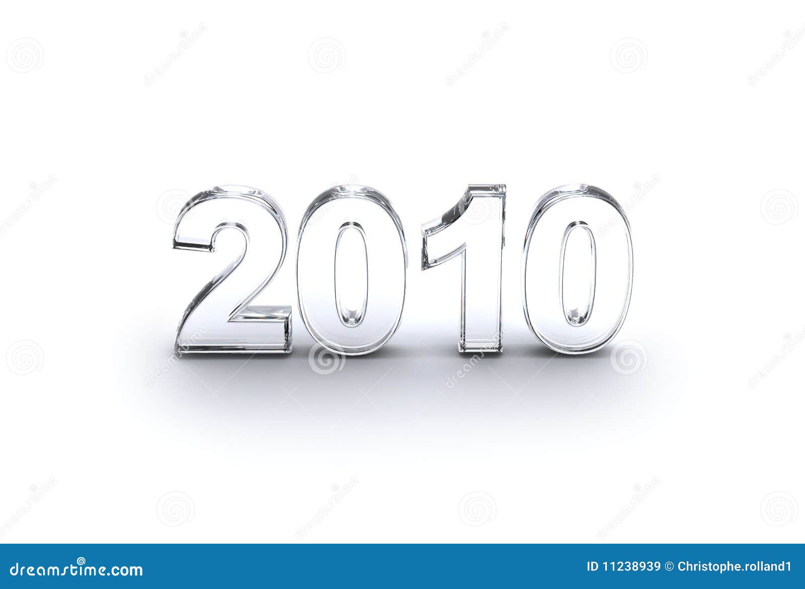 3d new year 2010 stock illustration. Illustration of happy - 11238939