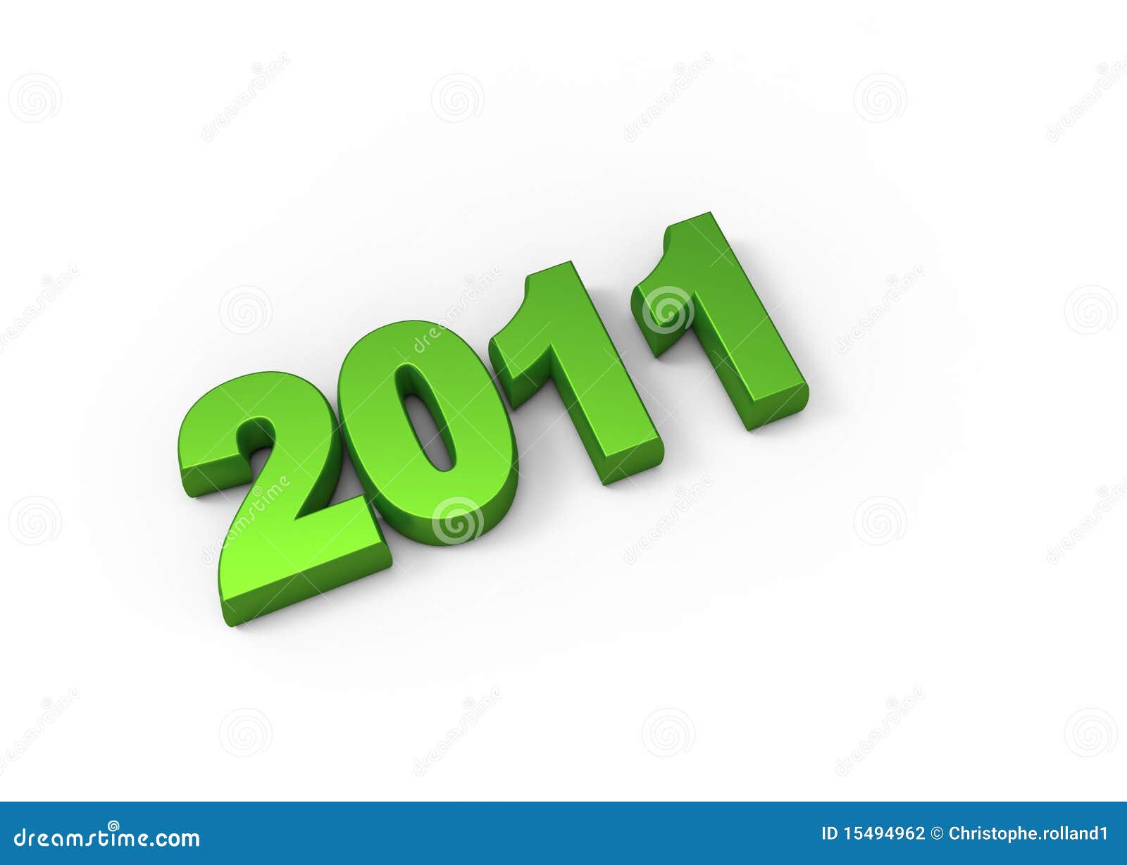 3d new year 2011 stock illustration. Illustration of graphic - 15494962