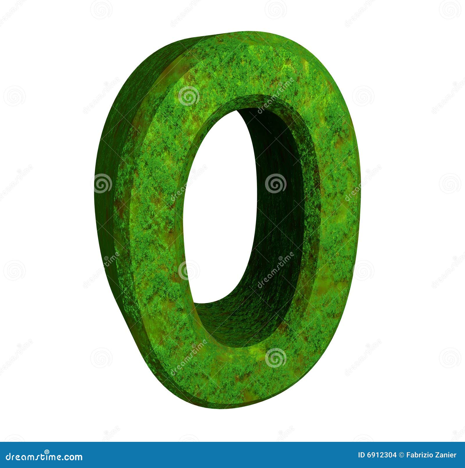 3d number 0 green stock illustration. Illustration of bold - 6912304