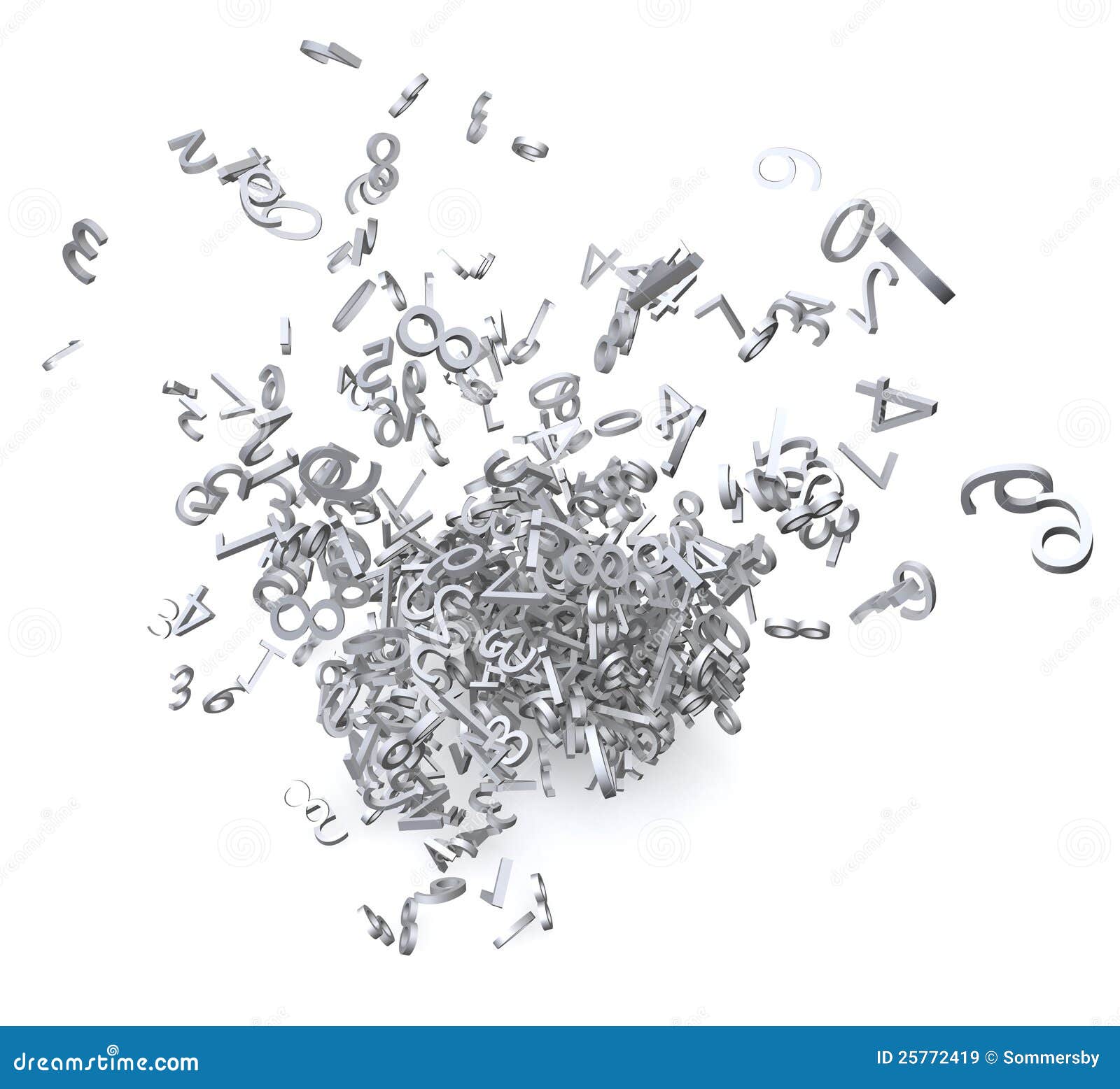 Numbers Exploded Stock Illustrations – 63 Numbers Exploded Stock ...