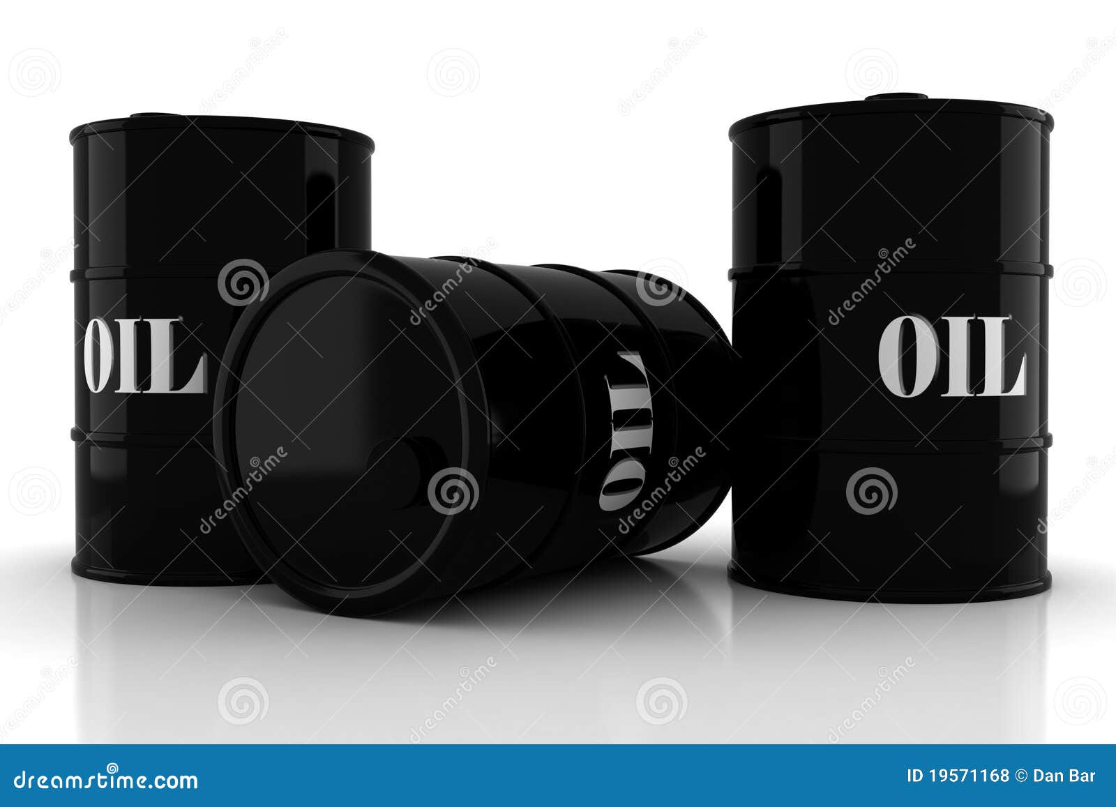 3d Olievat Op Witte Achtergrond. Stock Illustratie - Illustration of ...