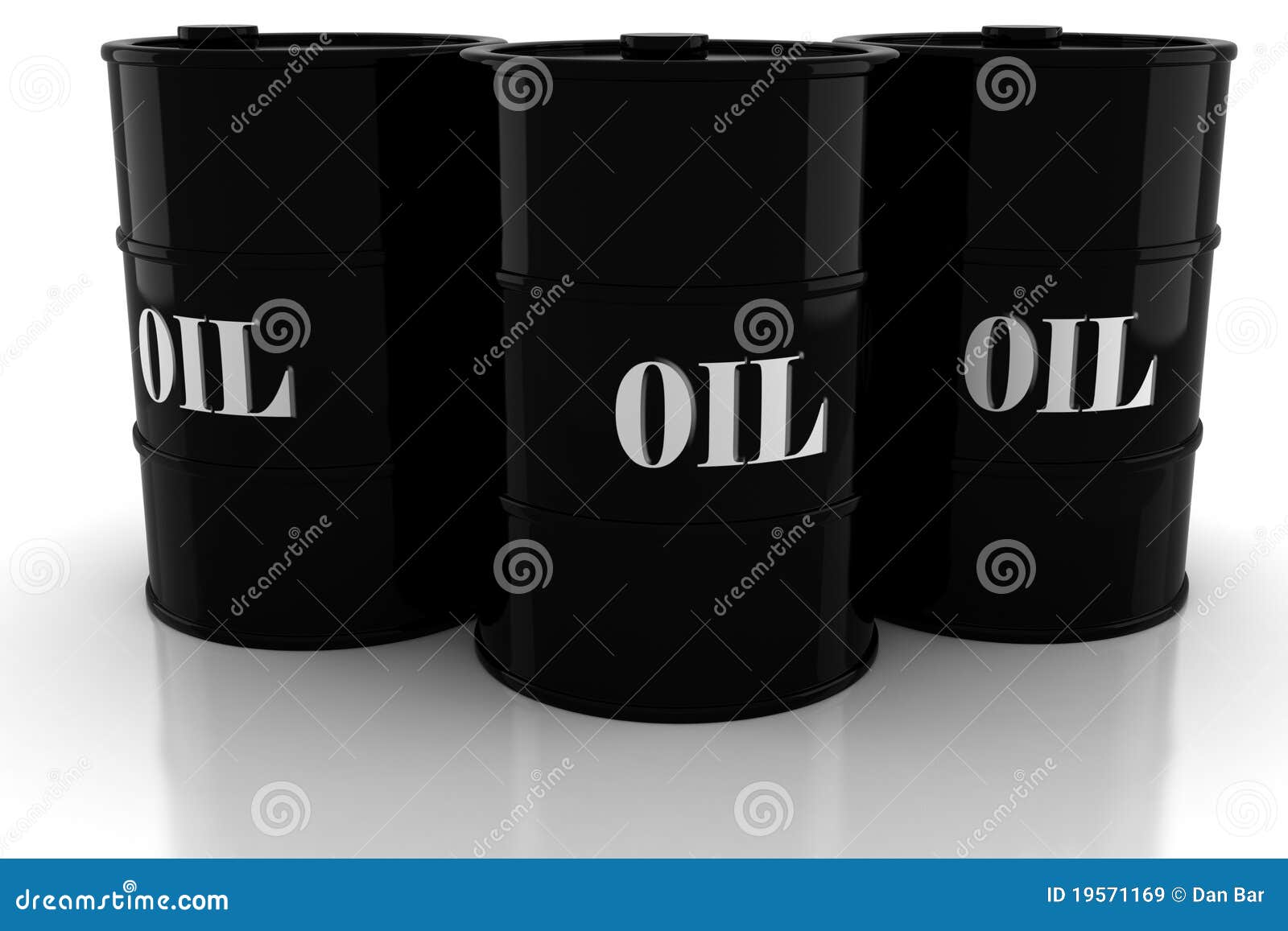 3d Olievat Op Witte Achtergrond. Stock Illustratie - Illustration of ...