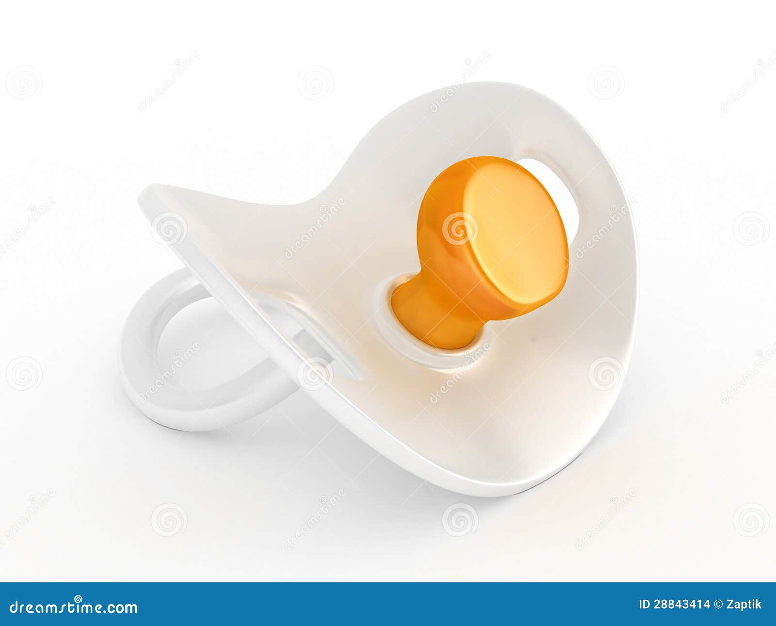 3d pacifier stock illustration. Illustration of rubber - 28843414