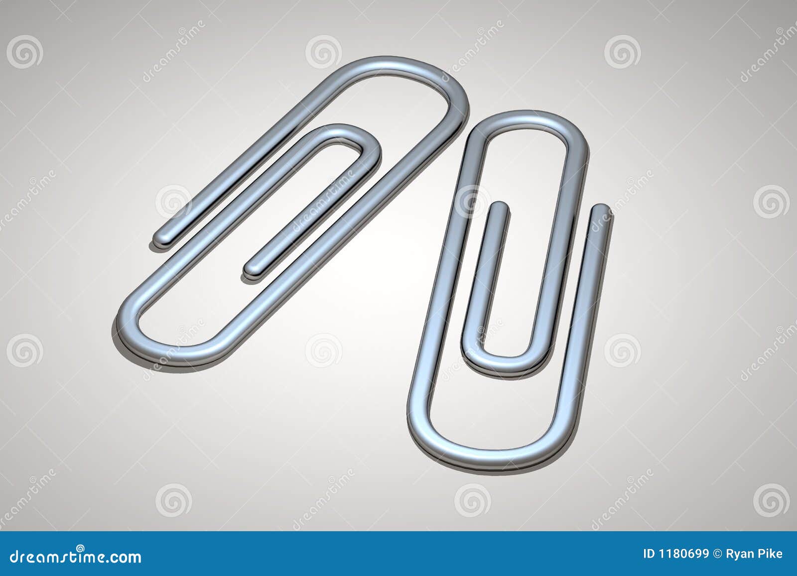 3d paper clips stock illustration. Illustration of shapes - 1180699
