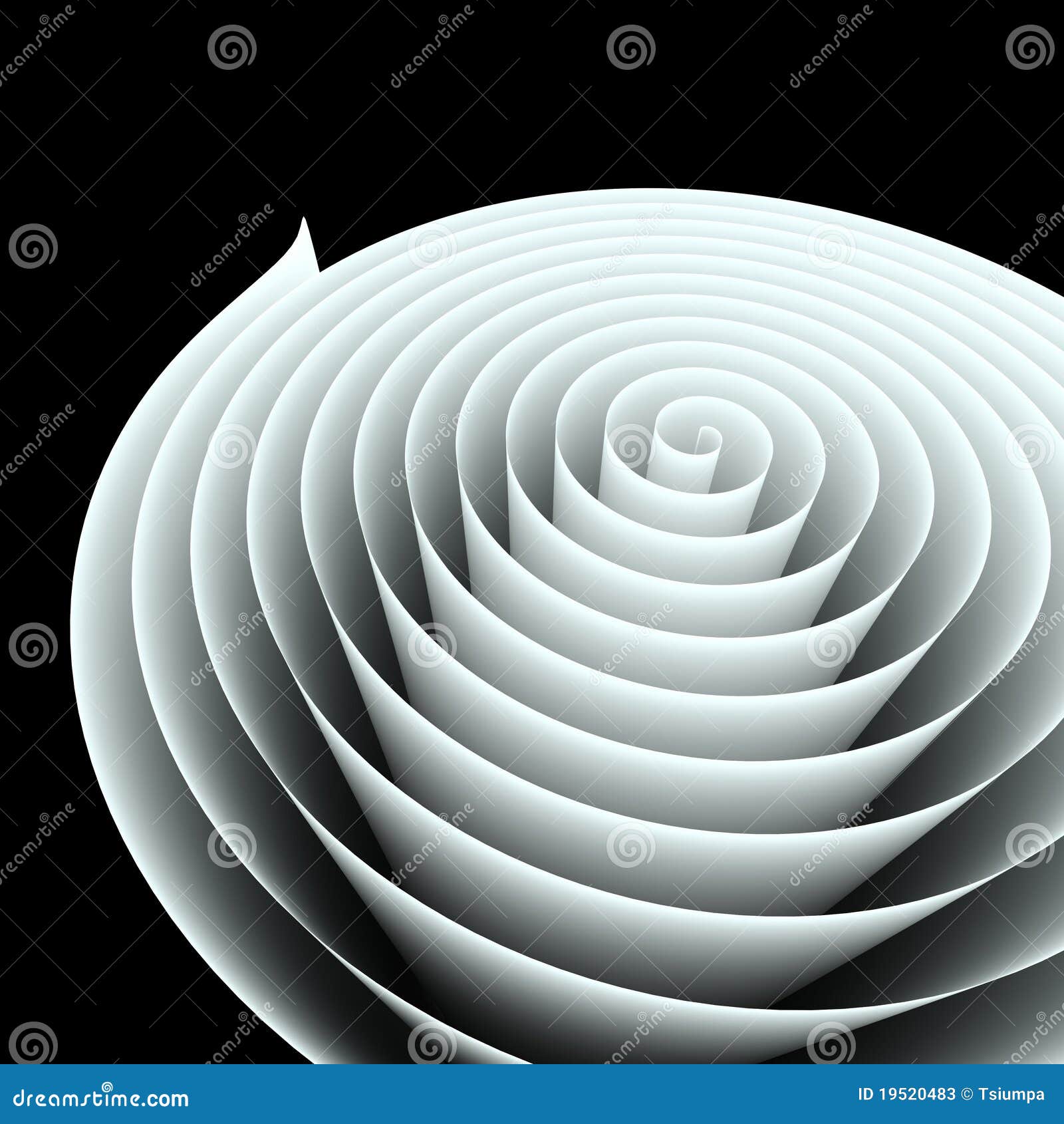 3d paper roll stock illustration. Illustration of circle - 19520483