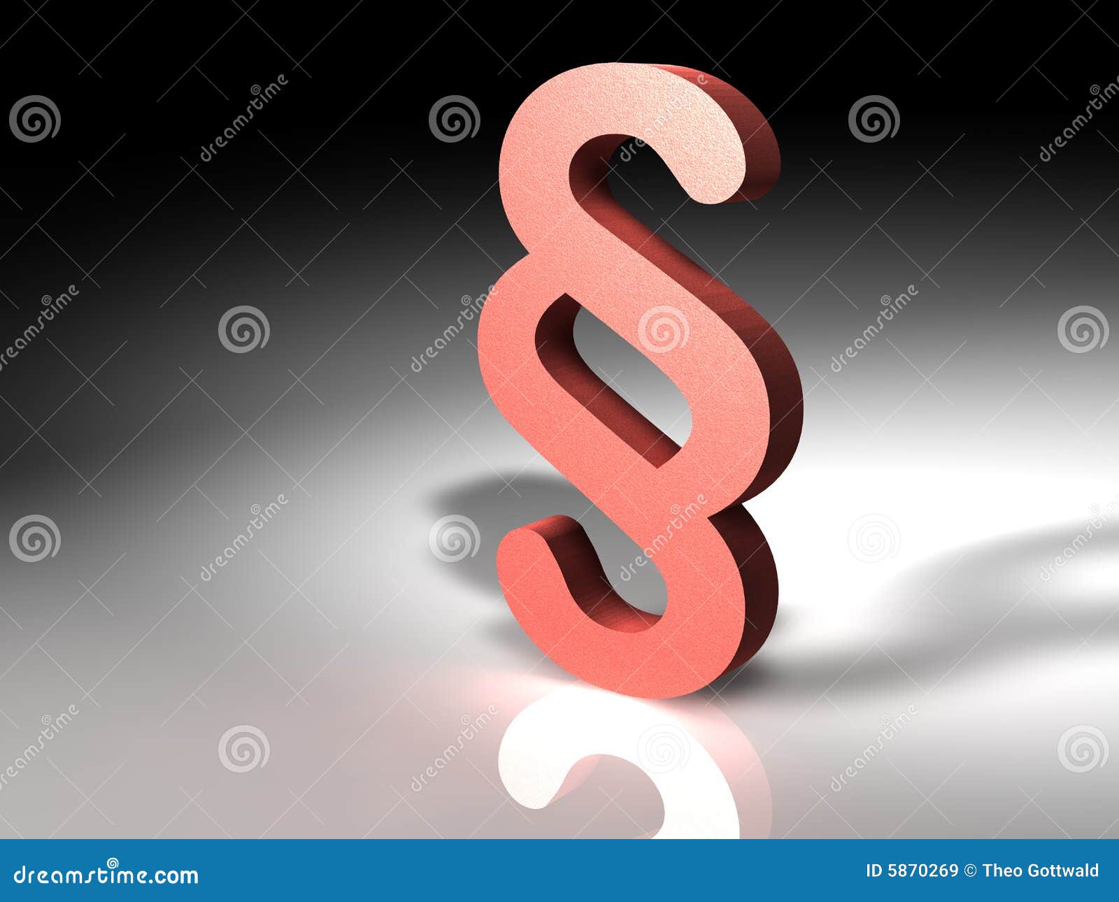 3D Paragraph Symbol stock illustration. Illustration of typography ...