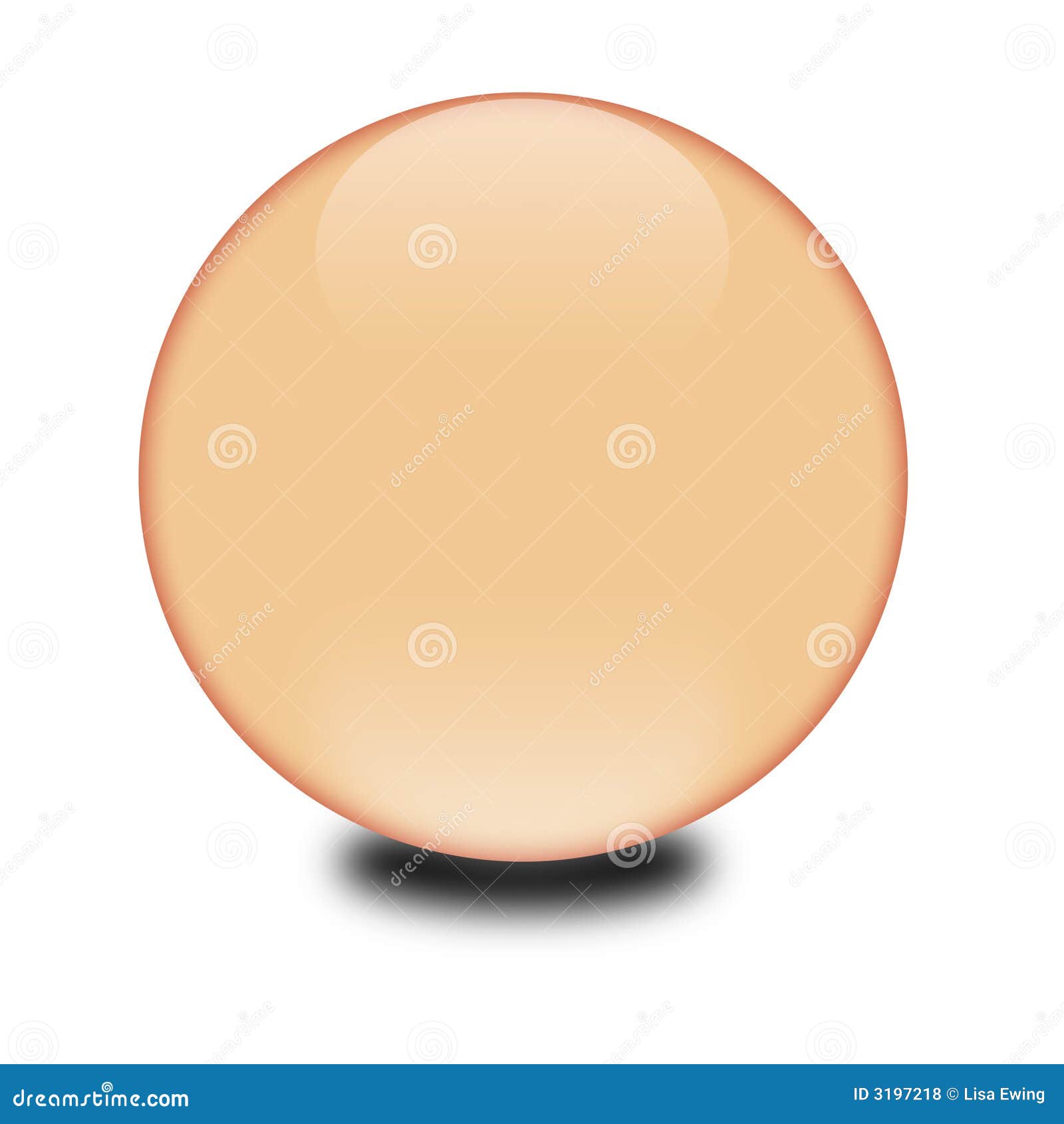 3d peach colored sphere stock illustration. Illustration of copy - 3197218