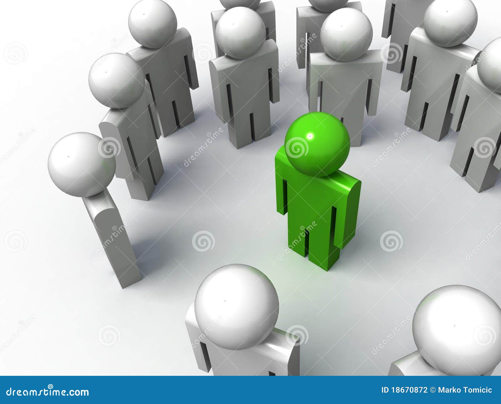 3d people stock illustration. Illustration of success - 18670872