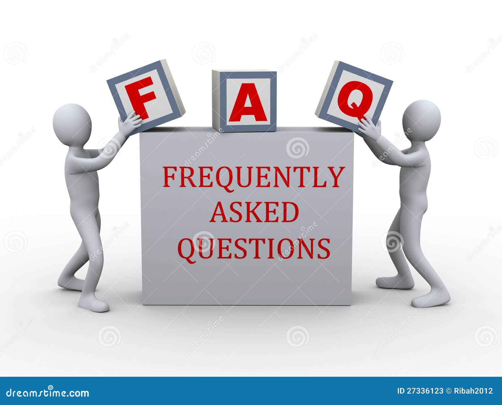 3d people faq teamwork stock illustration. Illustration of online ...
