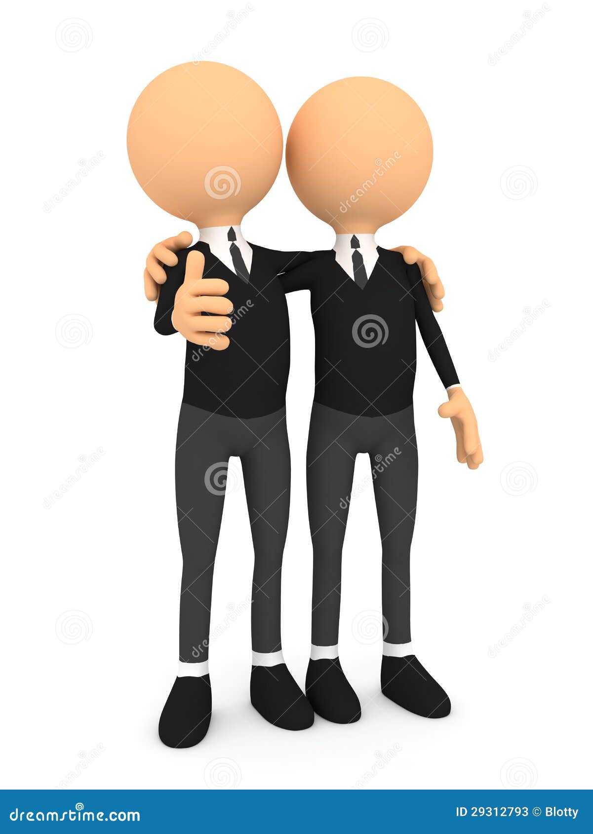 3d People - Human Character Stock Illustration - Illustration of ...