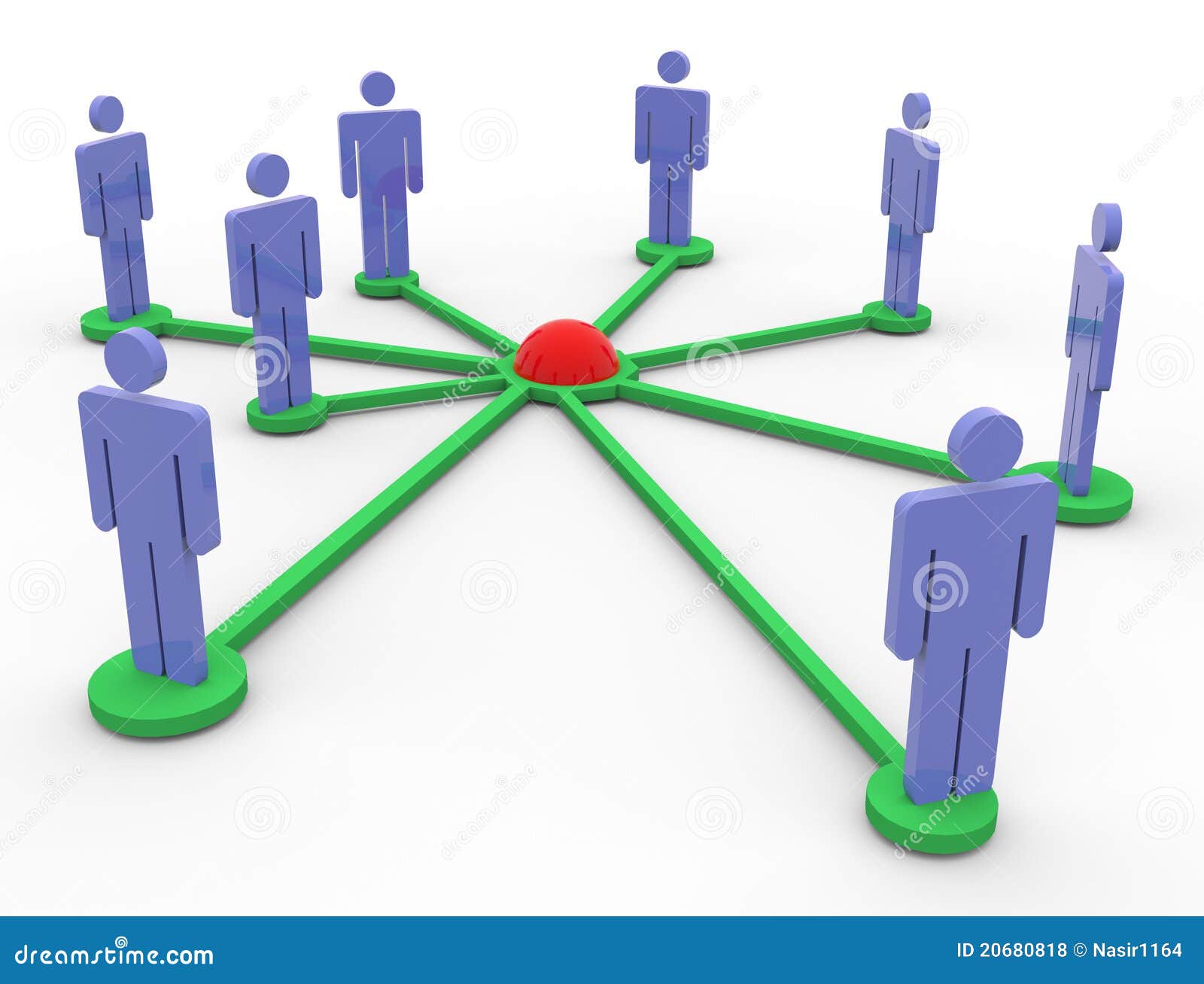 3d people network stock illustration. Illustration of link - 20680818