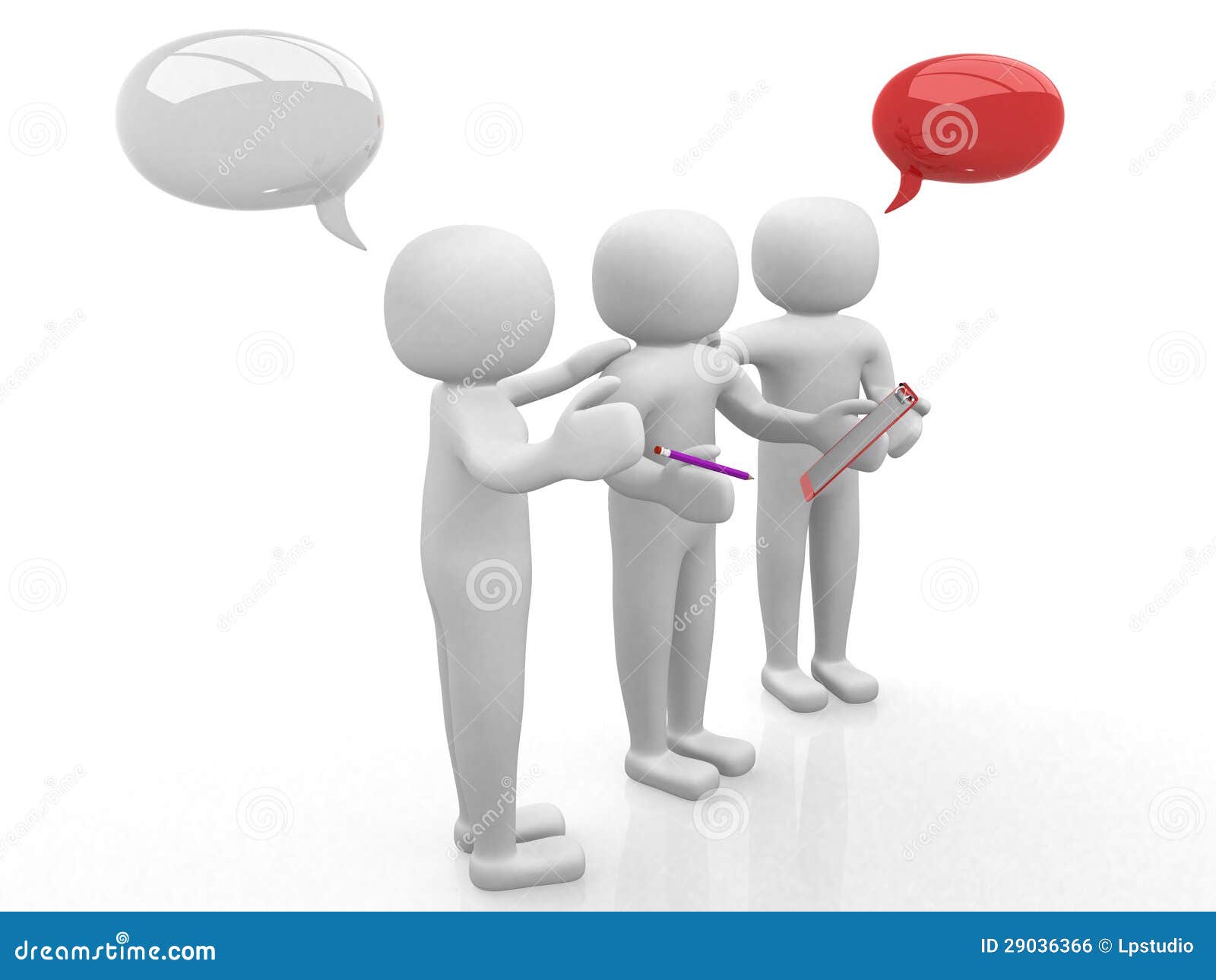 3d people - person talking stock photo. Image of social - 29036366